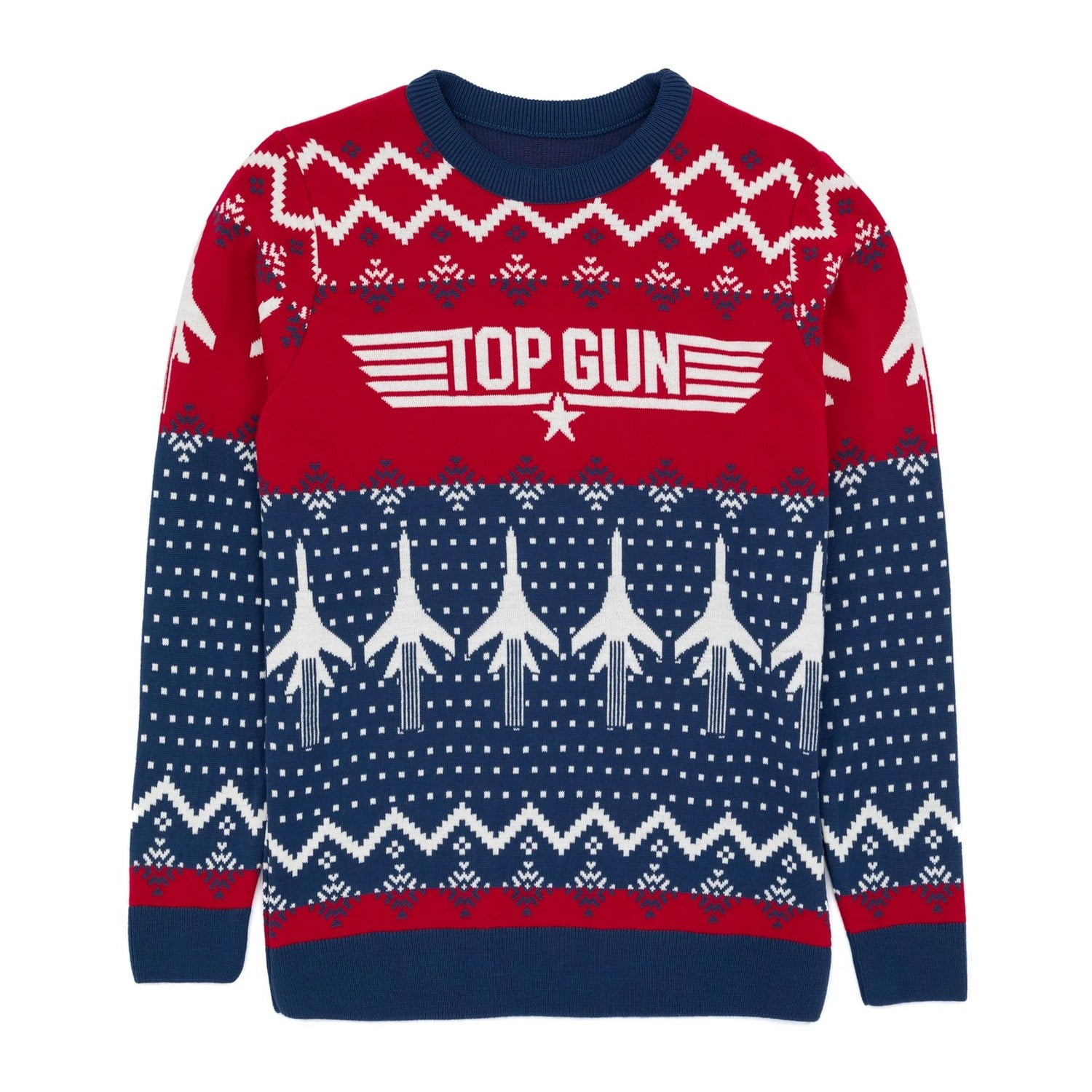 Top Gun Mens Knitted Christmas Sweater - Walmart.com