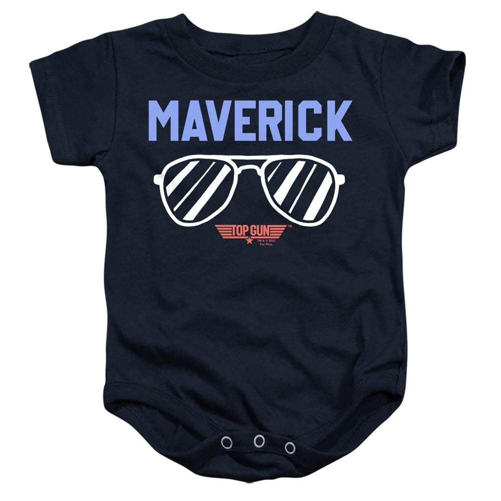 Top Gun Mini Maverick Unisex Infant Snap Suit for Baby,Navy, 6 Months ...