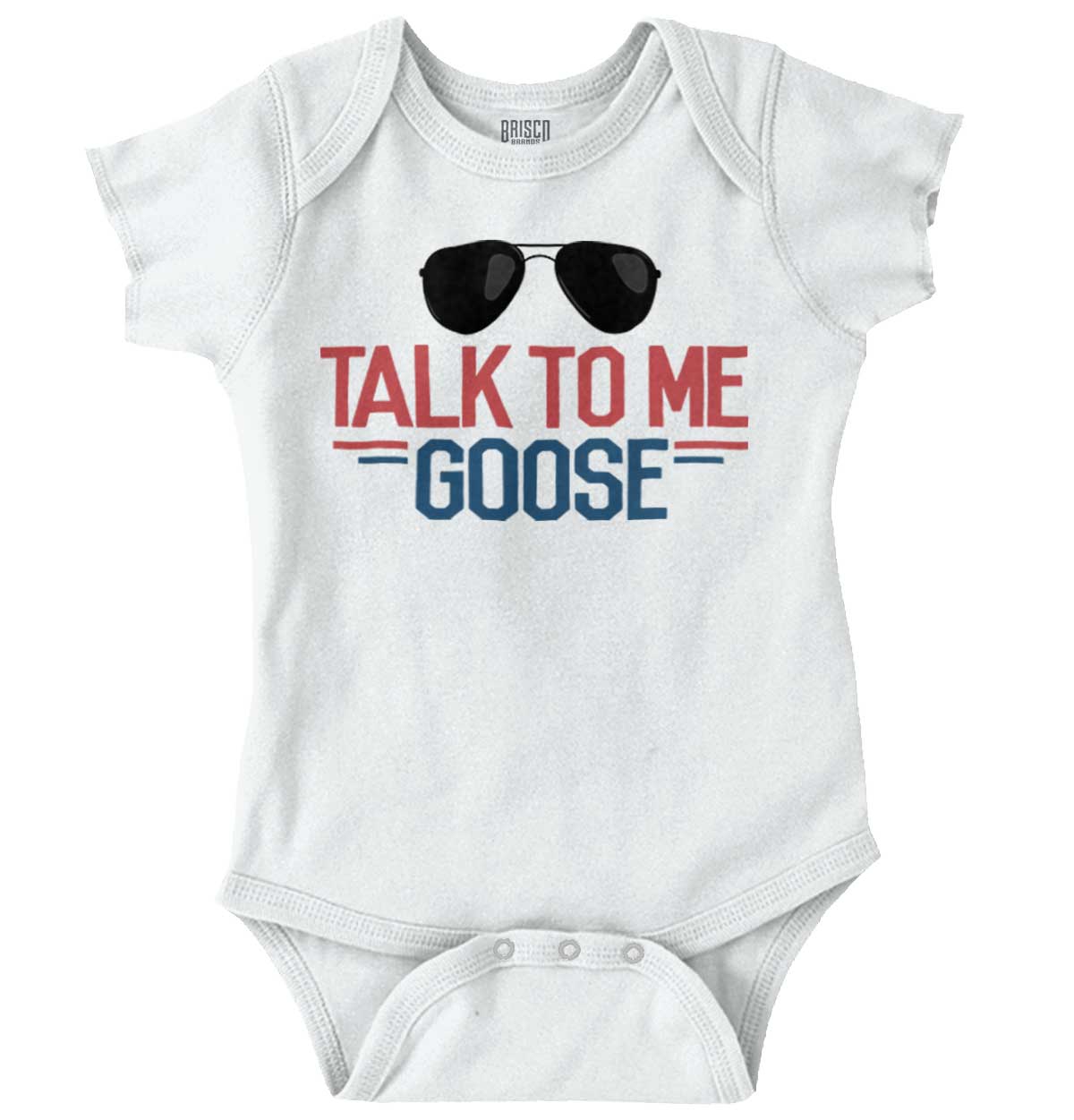 Top Gun Newborn Romper Bodysuit For Babies Talk To Me Goose Eighties ...