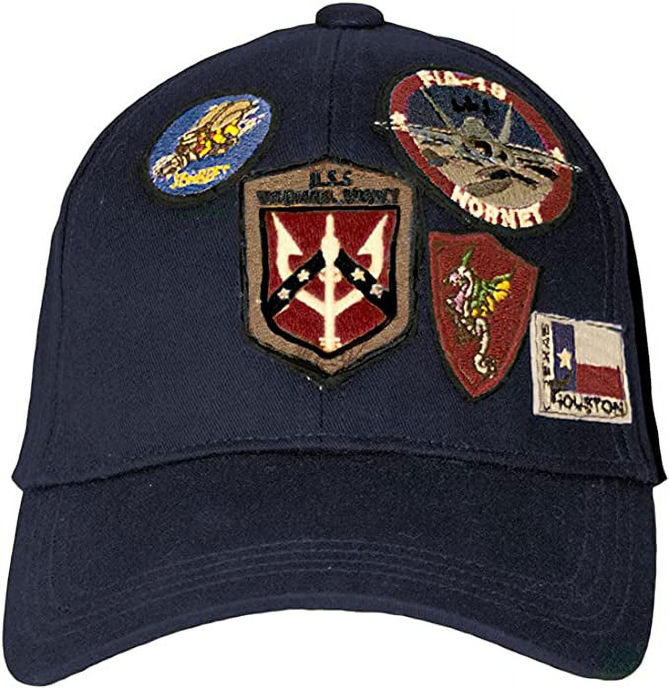 Top Gun® Official Cap with Patches (Navy) - Walmart.com