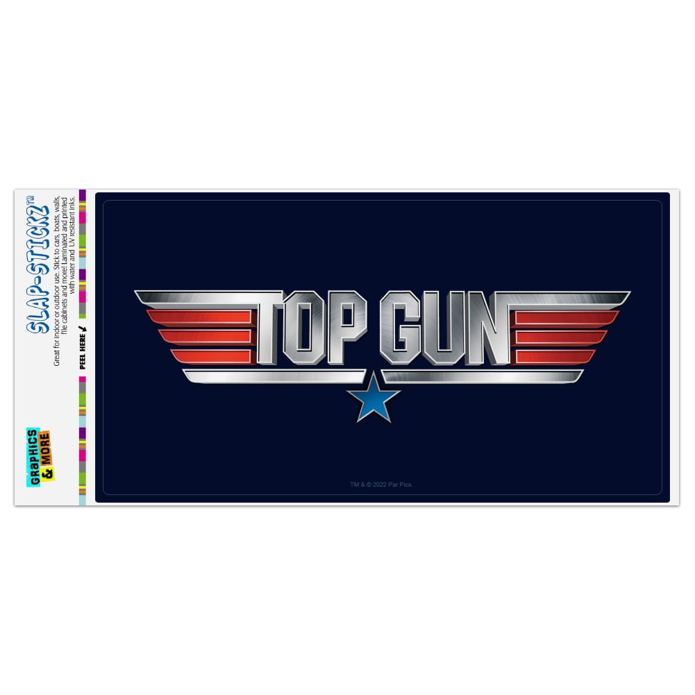 Top Gun Rendered Logo Automotive Car Window Locker Bumper Sticker ...
