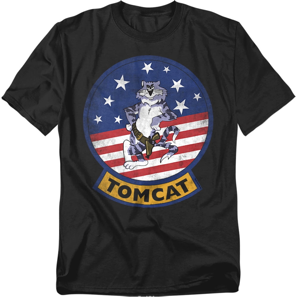 Top Gun T-Shirt Tomcat Logo Unisex Graphic Tee for Men & Women - Walmart.com