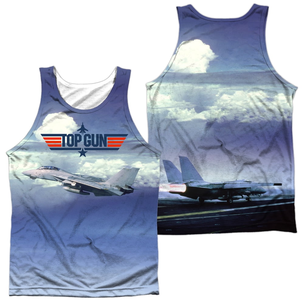 Top Gun Take Off Officially Licensed Sublimation Adult Tank Top ...
