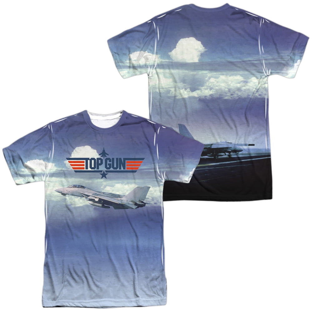 Top Gun Take Off Unisex Adult Sublimated Costume T Shirt (Front/Back ...
