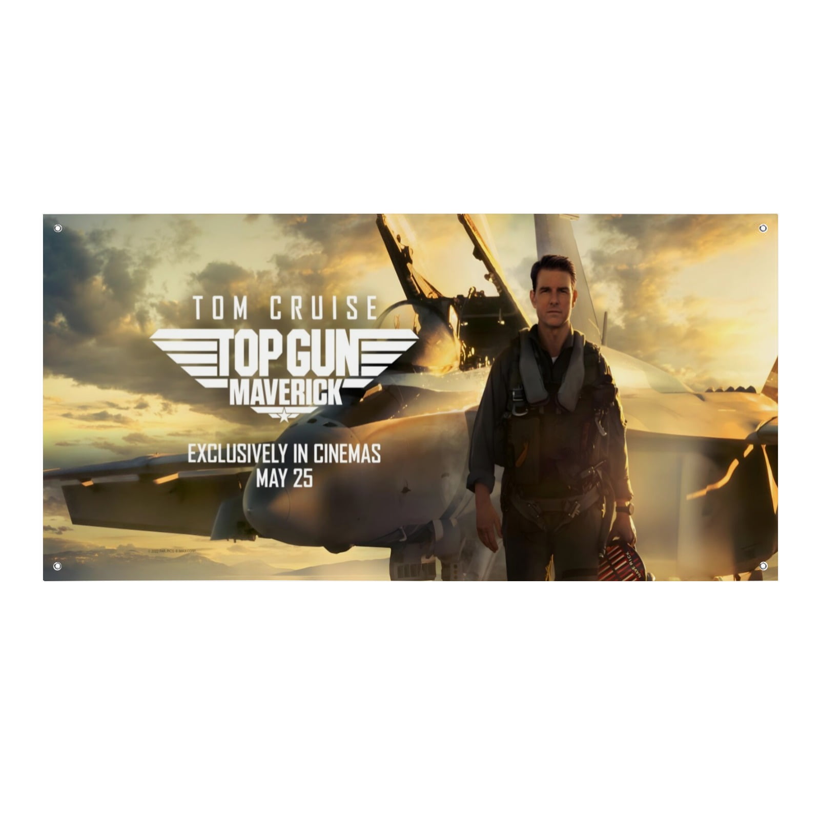 Top Gun-Theme Backdrops Banner Birthday Party Decor Supplies ...