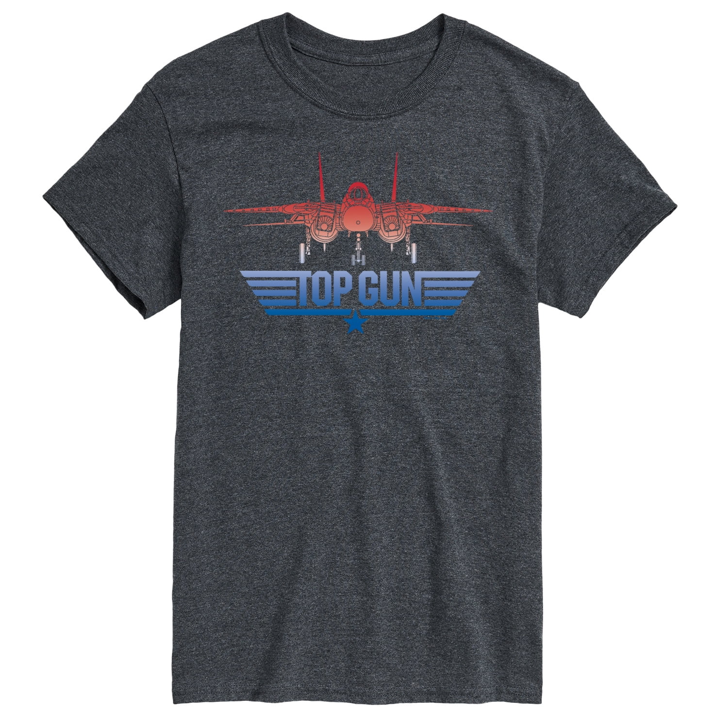 Top Gun - Top Gun Fighter Jet Logo - Men's Short Sleeve Graphic T-Shirt ...