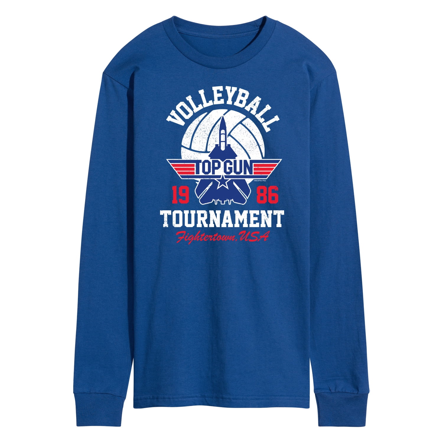 Top Gun - Volleyball Tournament - Men's Long Sleeve Graphic T-Shirt ...