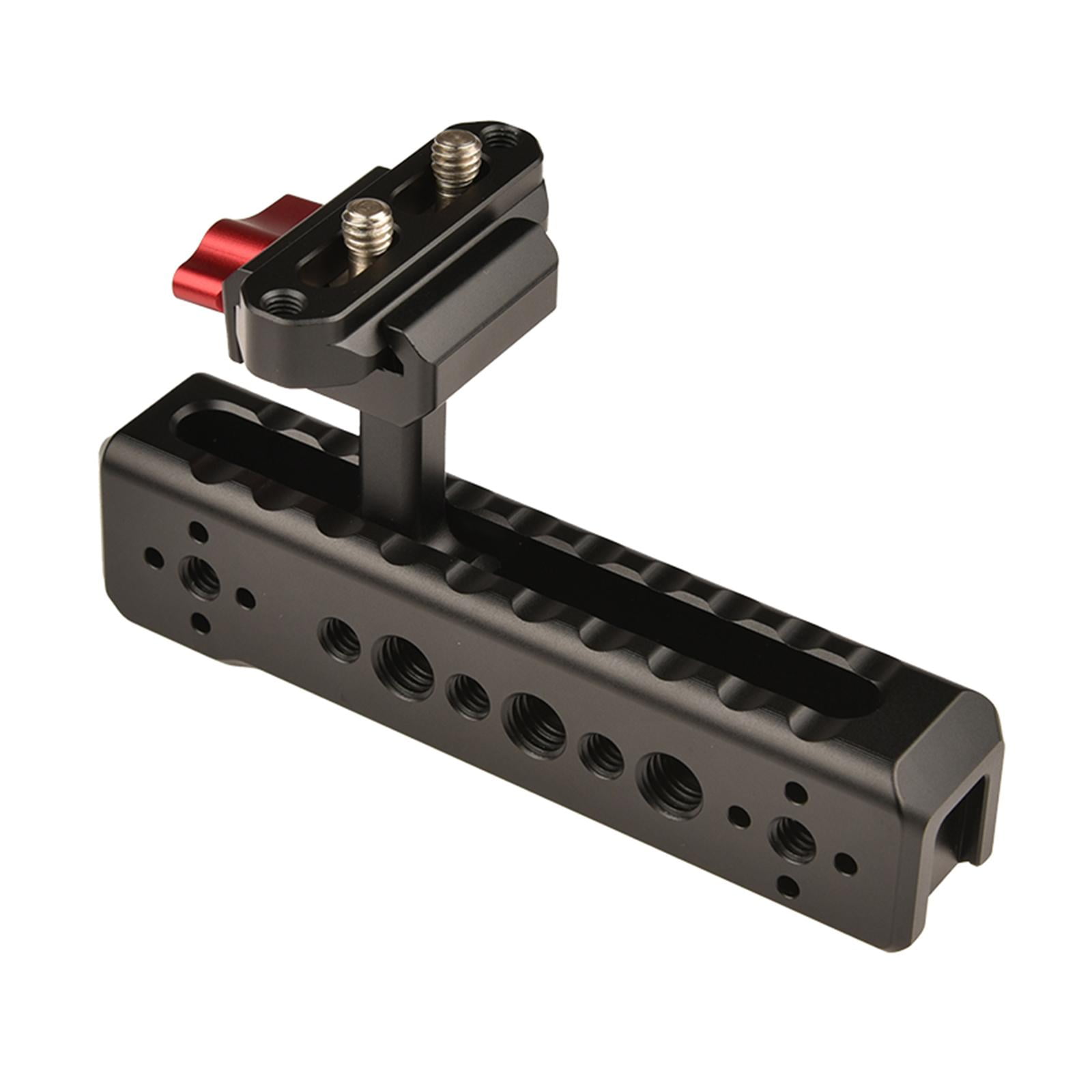 Top Handle Aluminum Alloy Multiple 1/4 3/8 Threaded Hole for Microphone ...