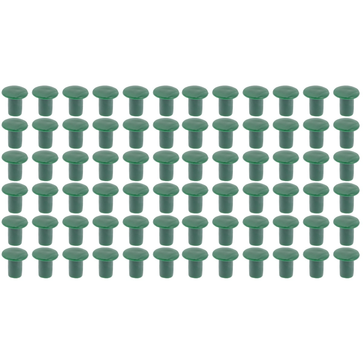 Top Hat Cane 96 Pcs Outdoor Plant Support Safety Rod Cap Garden Farm ...