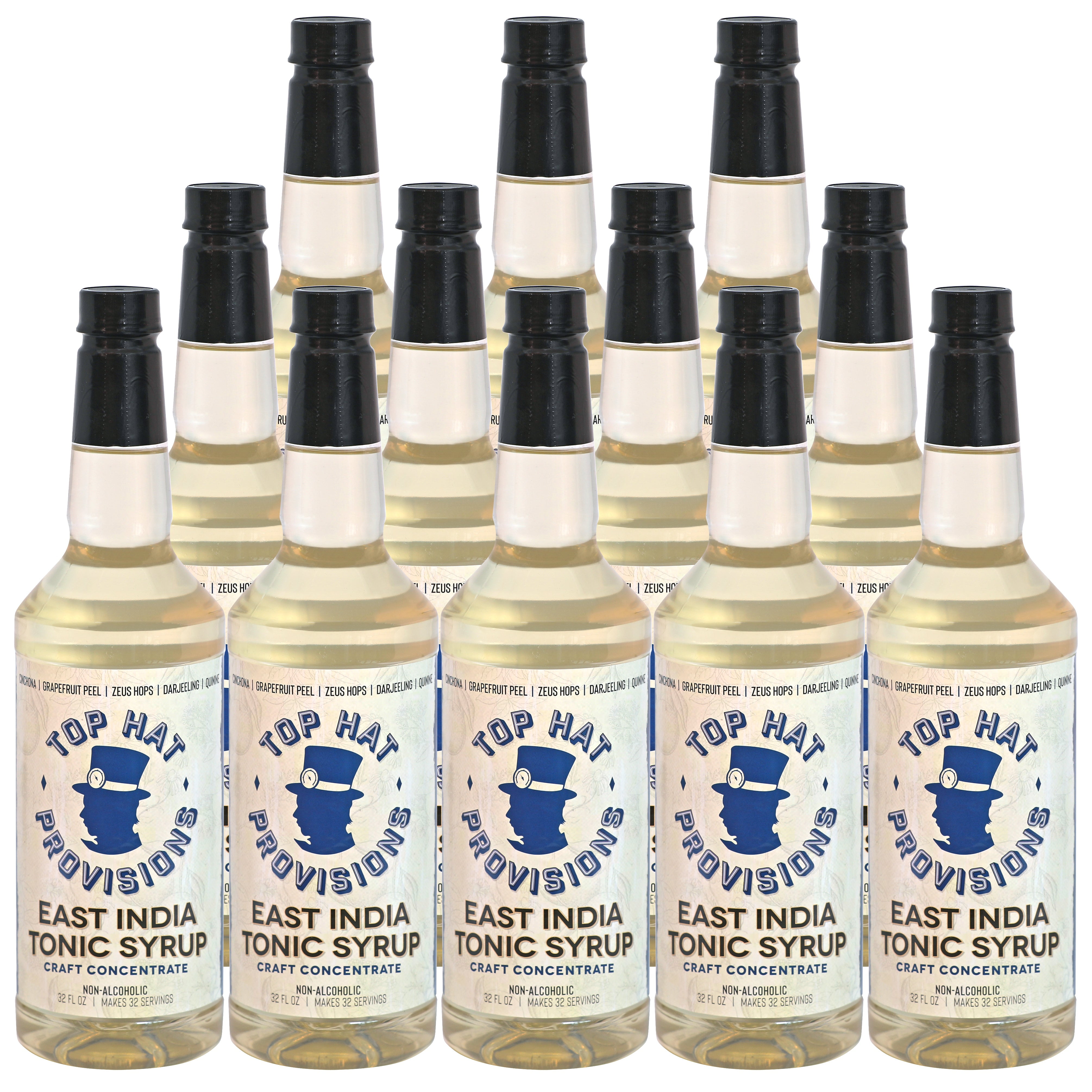 Top Hat East India Craft Concentrated Quinine Tonic Drink Syrup - 5x ...