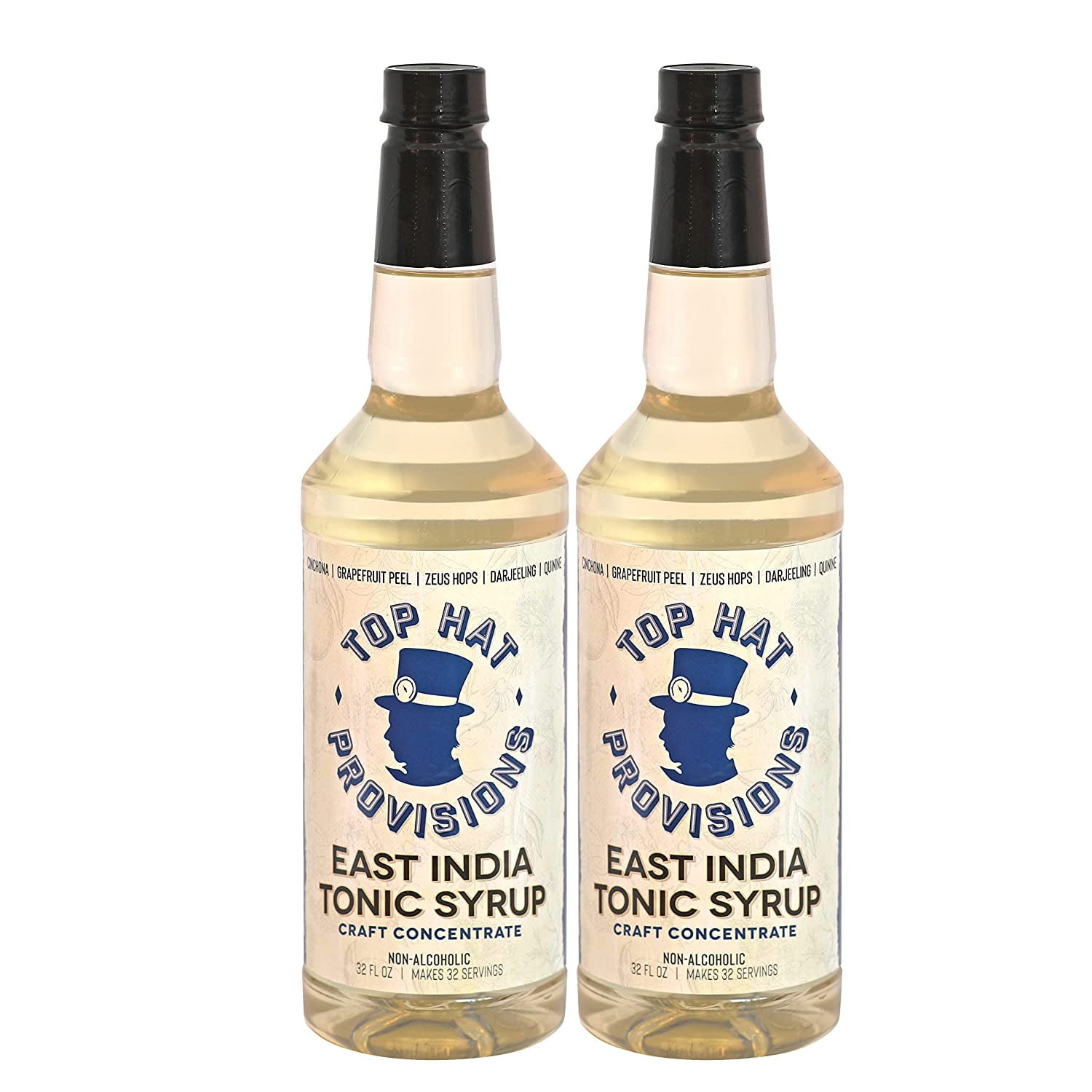 Top Hat East India Quinine Tonic Syrup - 5 times the Natural Quinine of ...