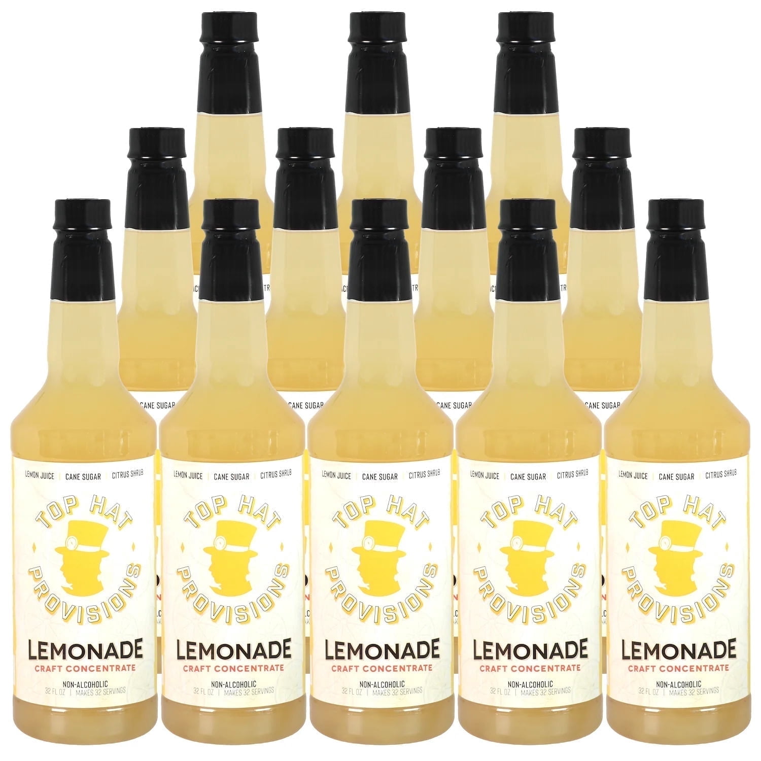 Top Hat Lemonade Mix Craft Sour Batching Concentrate - 12 pack 32oz ...