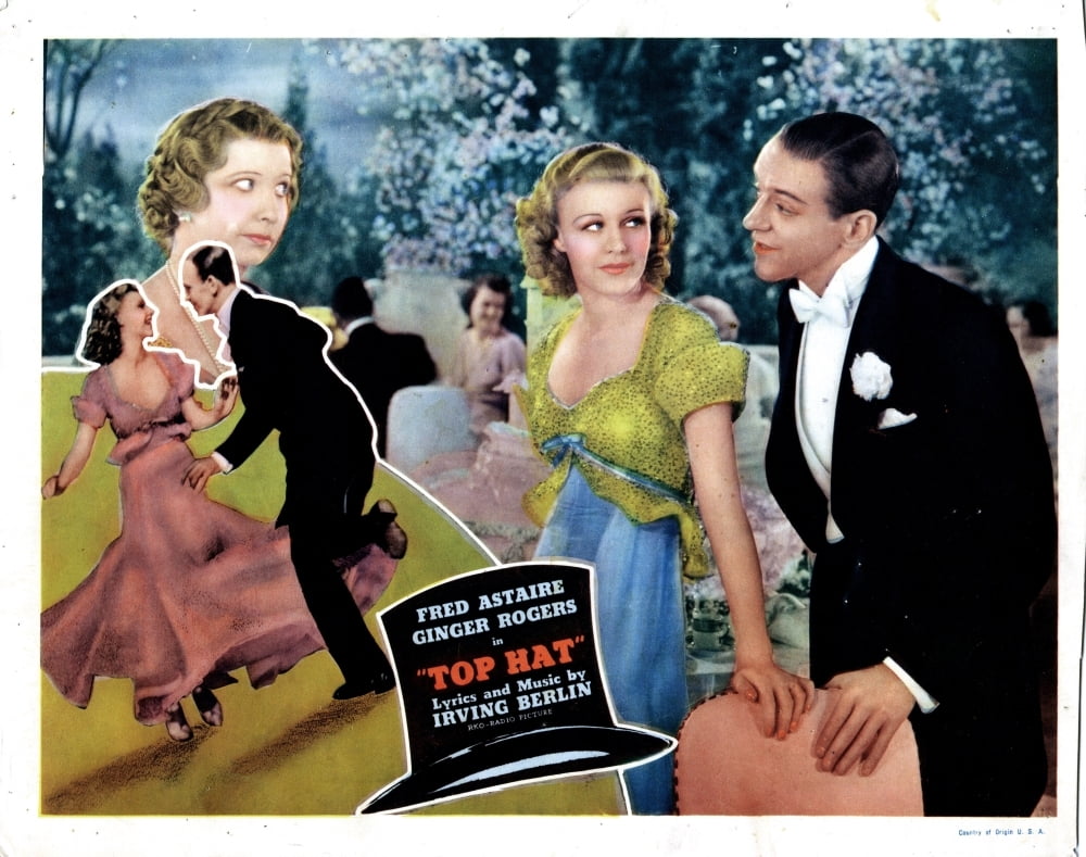 Top Hat Movie Poster Masterprint (14 x 11) - Walmart.com