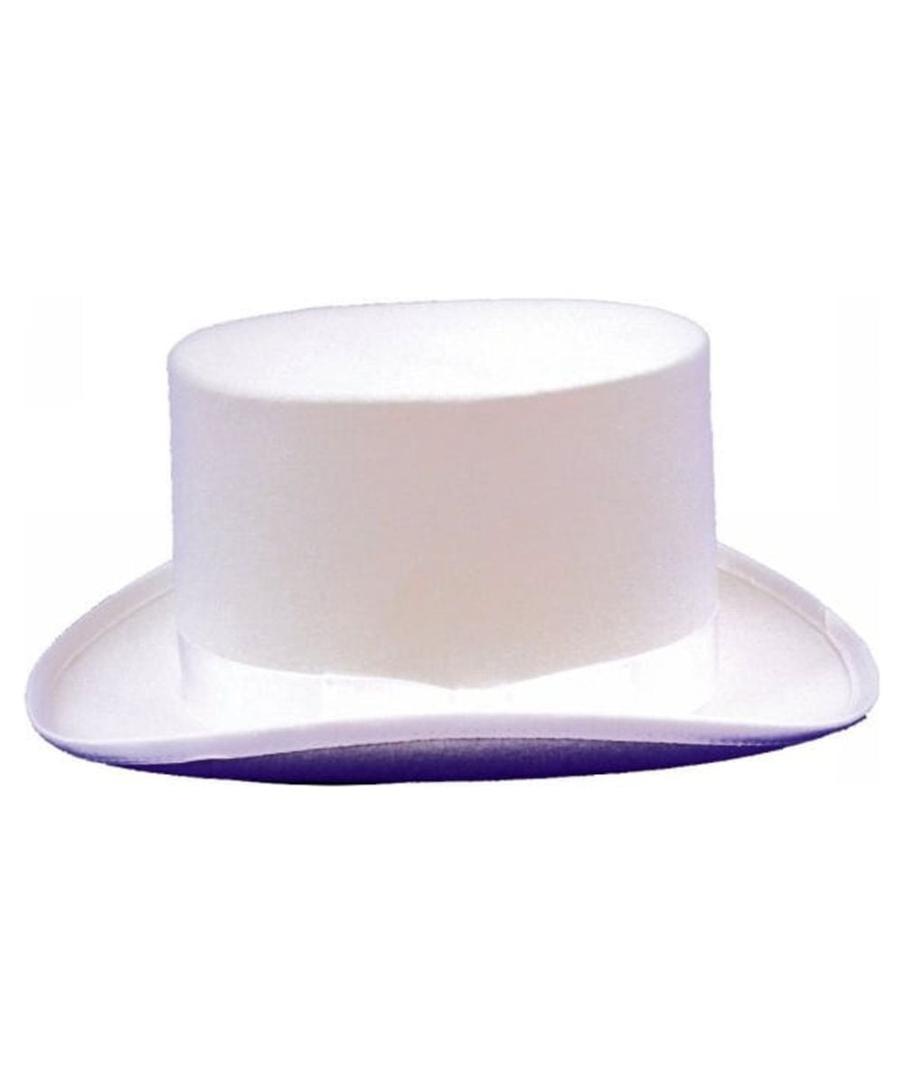 Top Hat White Felt Costume Accessory - Walmart.com