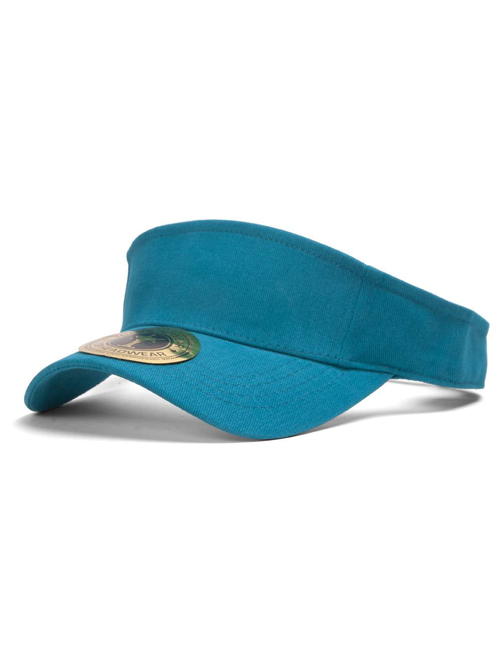 Top Headwear Adjustable Visor - Turquoise - Walmart.com