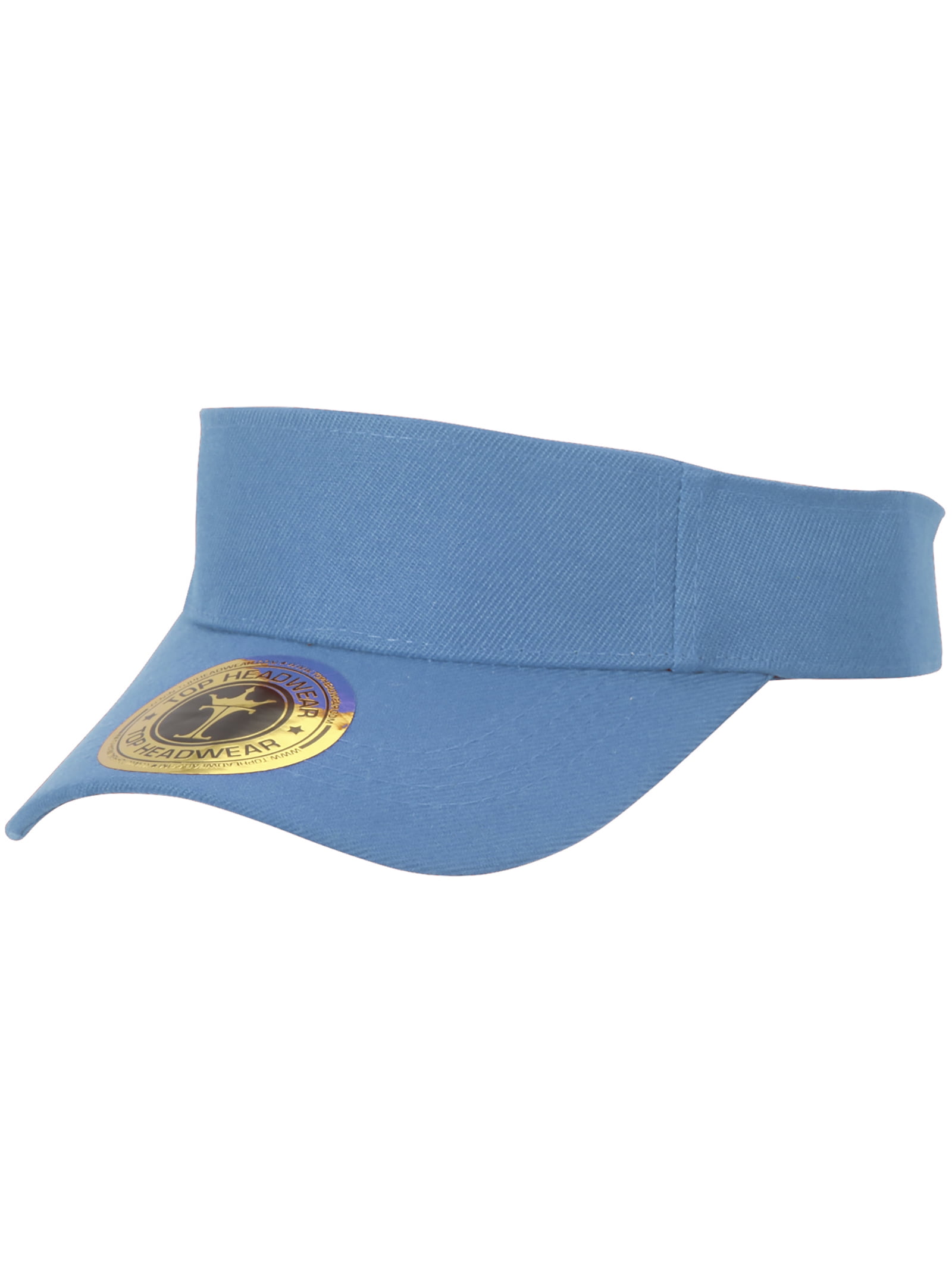 Top Headwear Blank Kids Sun Protect Visor Adjustable - Sky Blue ...