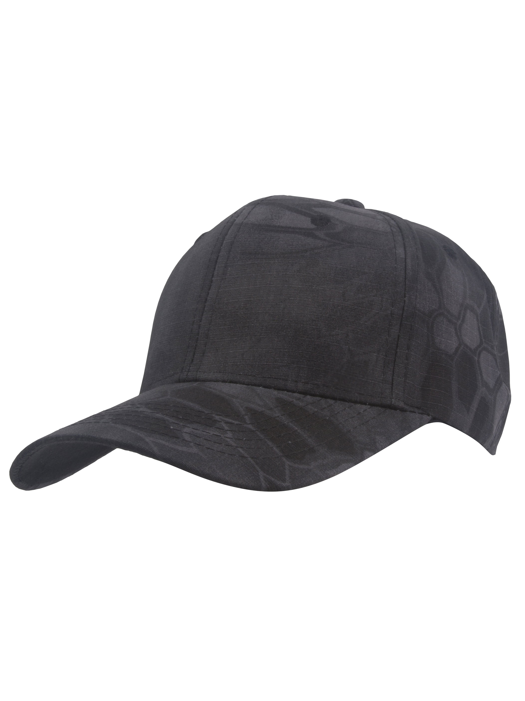 Top Headwear Comb Camouflage Adjustable Baseball Cap - Black Comb Camo ...
