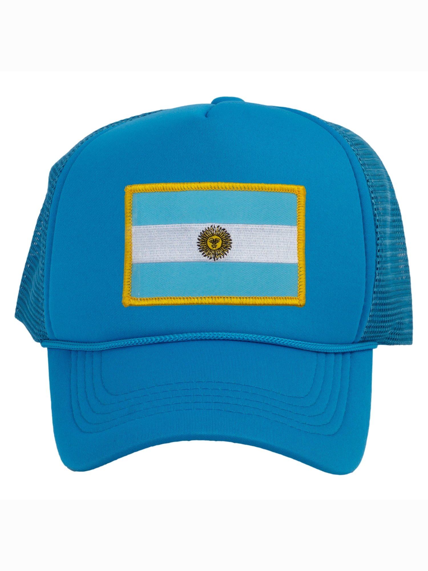 Top Headwear Country Argentina Flag Hat - Argentinian Trucker Cap Aqua ...