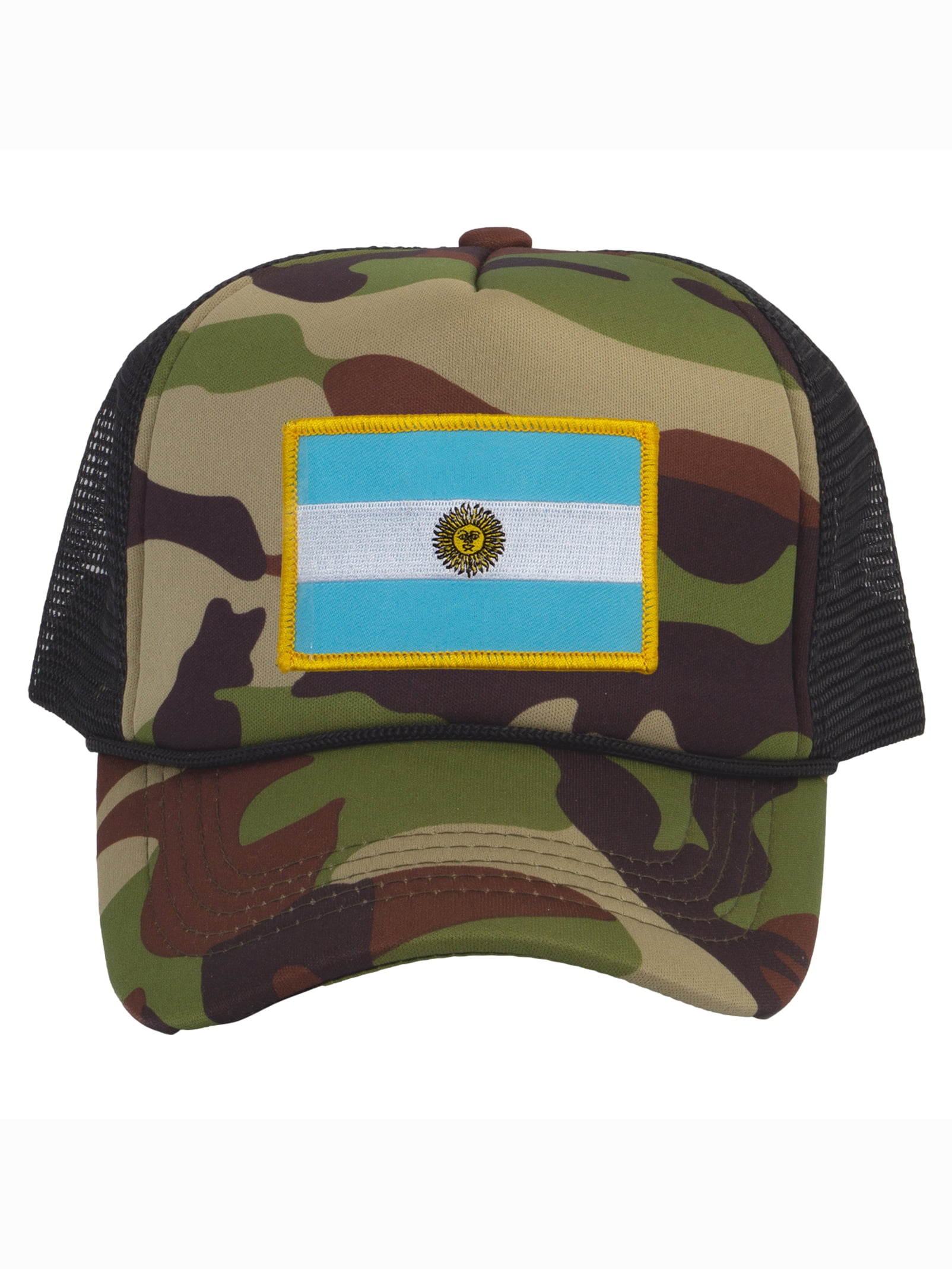 Top Headwear Country Argentina Flag Hat - Argentinian Trucker Cap Camo ...