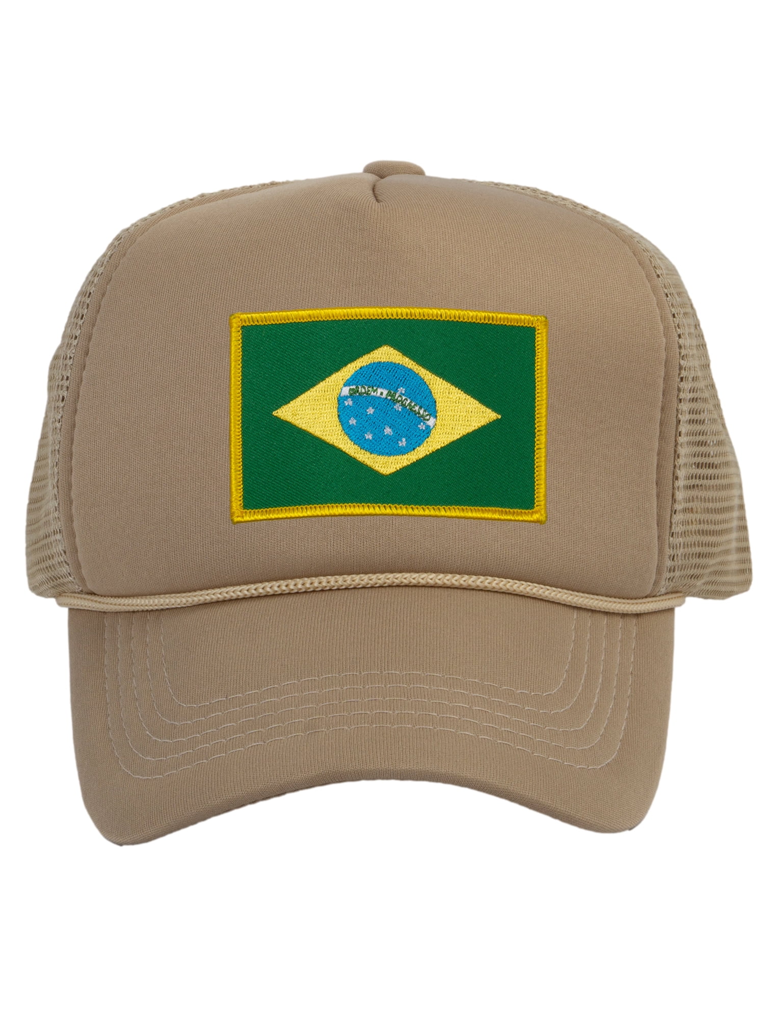 Top Headwear Country Brazil Flag Hat - Brazilian Patriotic Trucker Cap ...