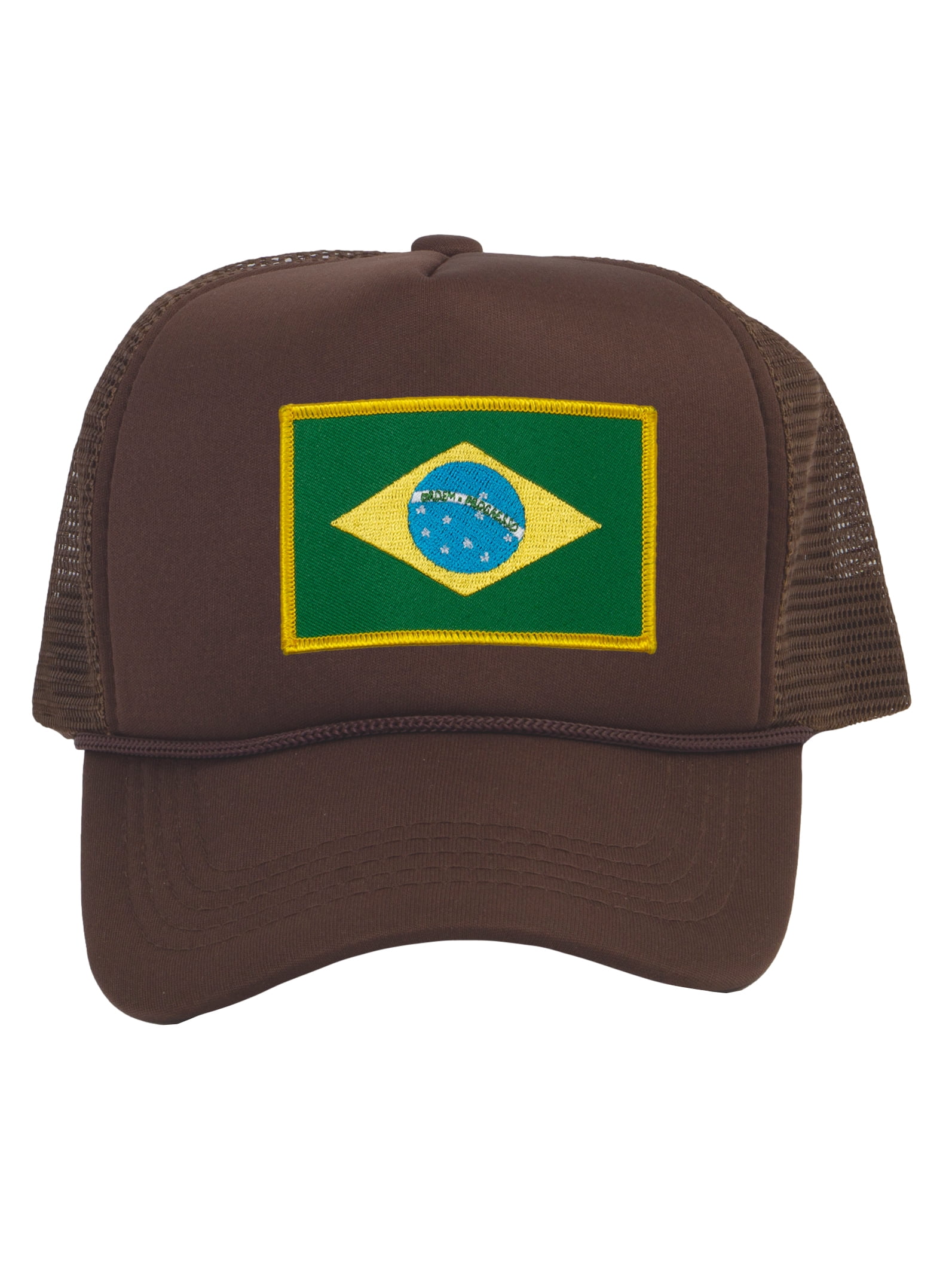Top Headwear Country Brazil Flag Hat - Brazilian Patriotic Trucker Cap ...