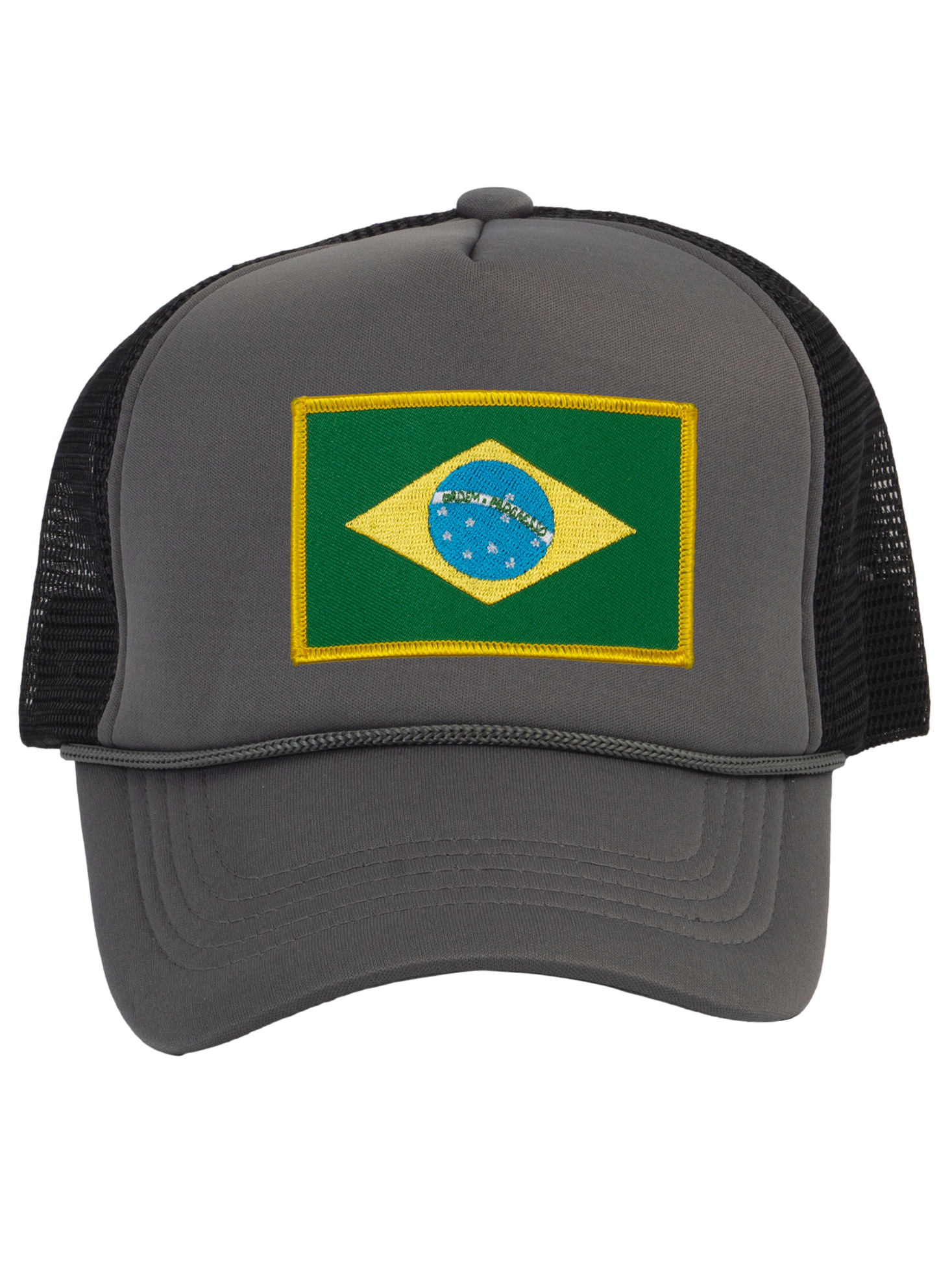 Top Headwear Country Brazil Flag Hat - Brazilian Patriotic Trucker Cap ...