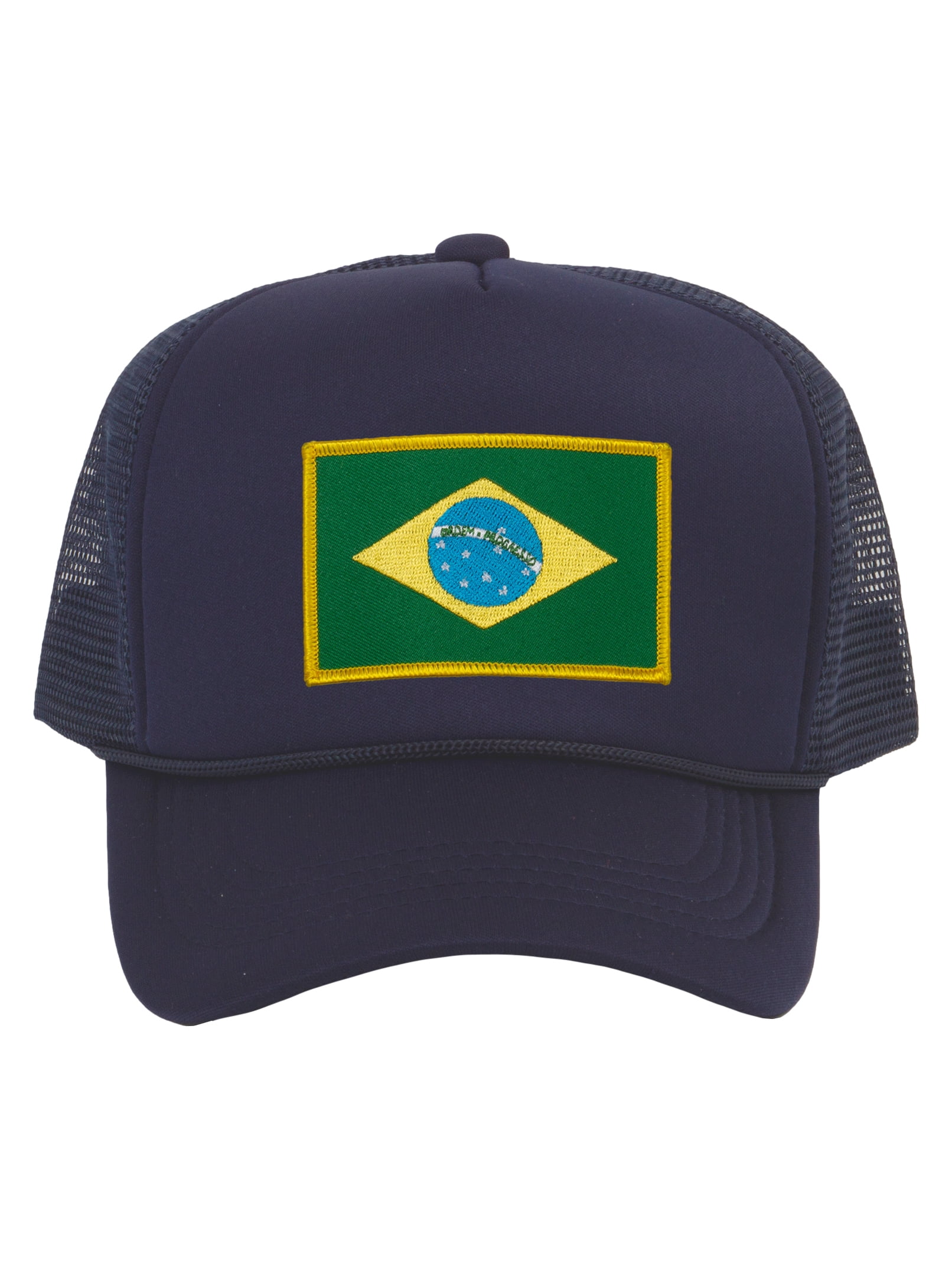 Top Headwear Country Brazil Flag Hat - Brazilian Patriotic Trucker Cap ...