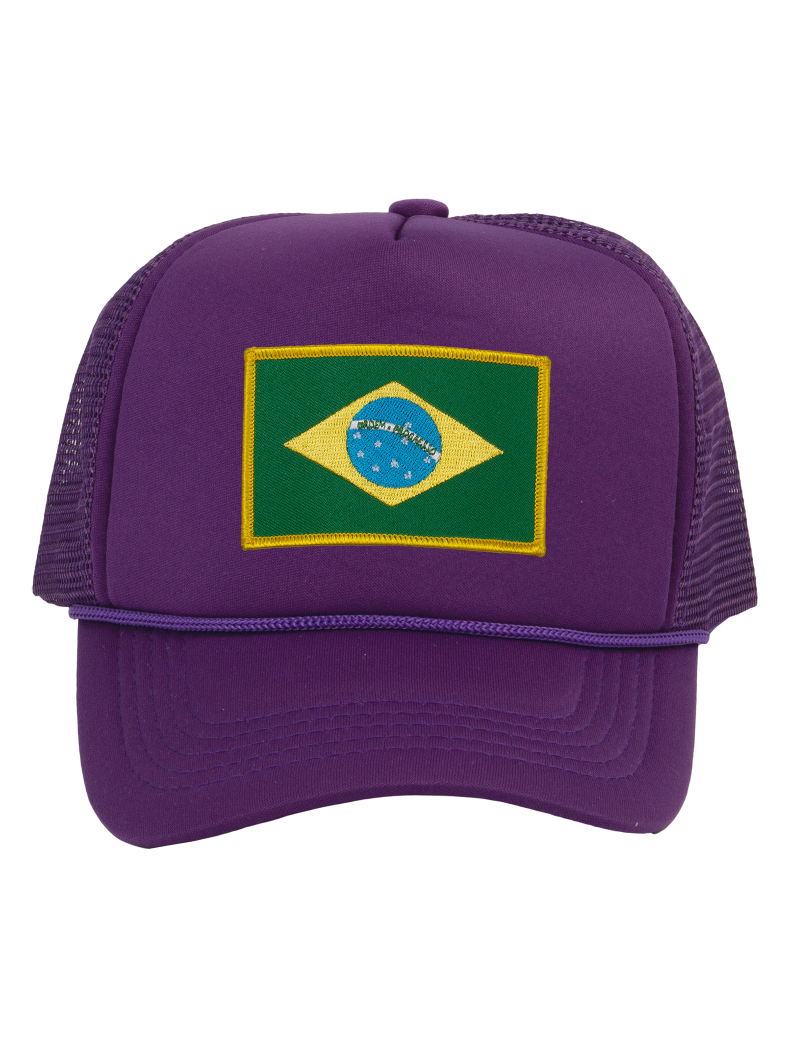 Top Headwear Country Brazil Flag Hat - Brazilian Patriotic Trucker Cap ...