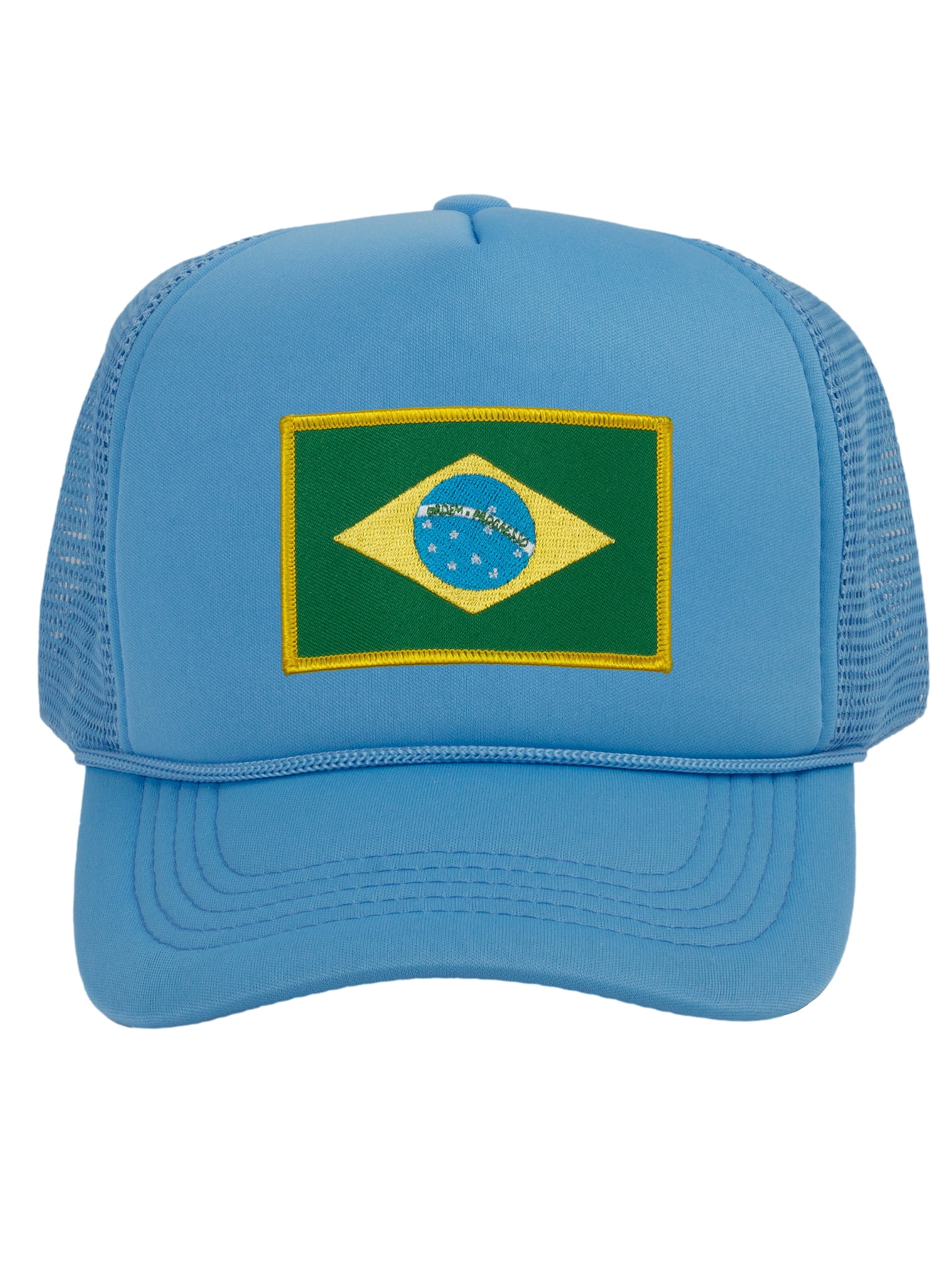 Top Headwear Country Brazil Flag Hat - Brazilian Patriotic Trucker Cap ...