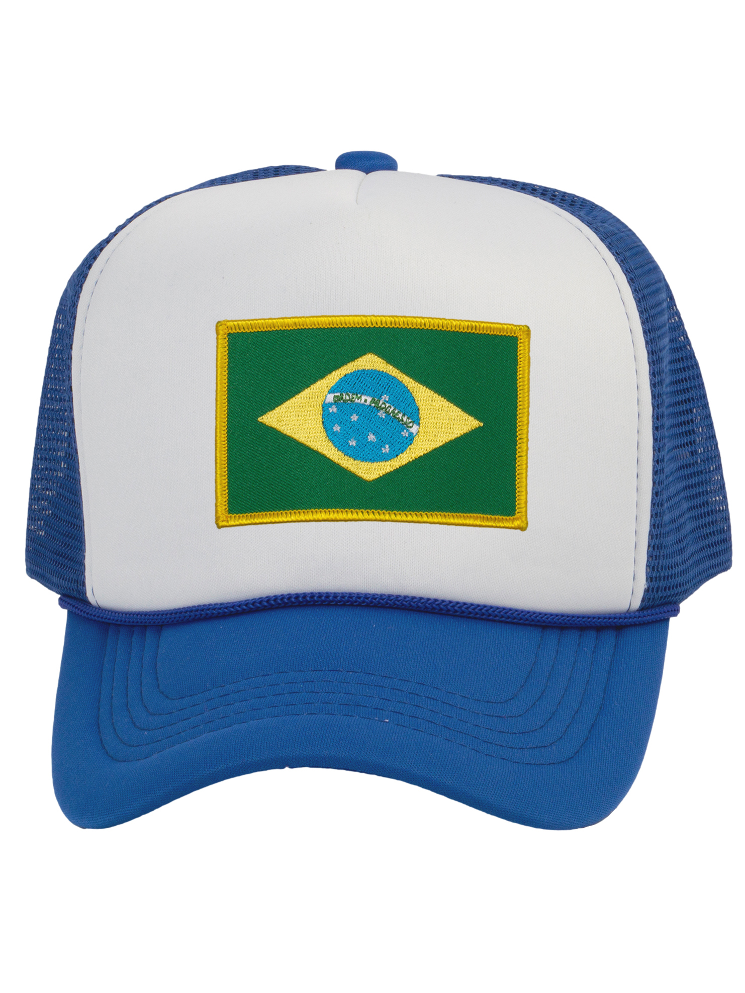 Top Headwear Country Brazil Flag Hat - Brazilian Patriotic Trucker Cap ...