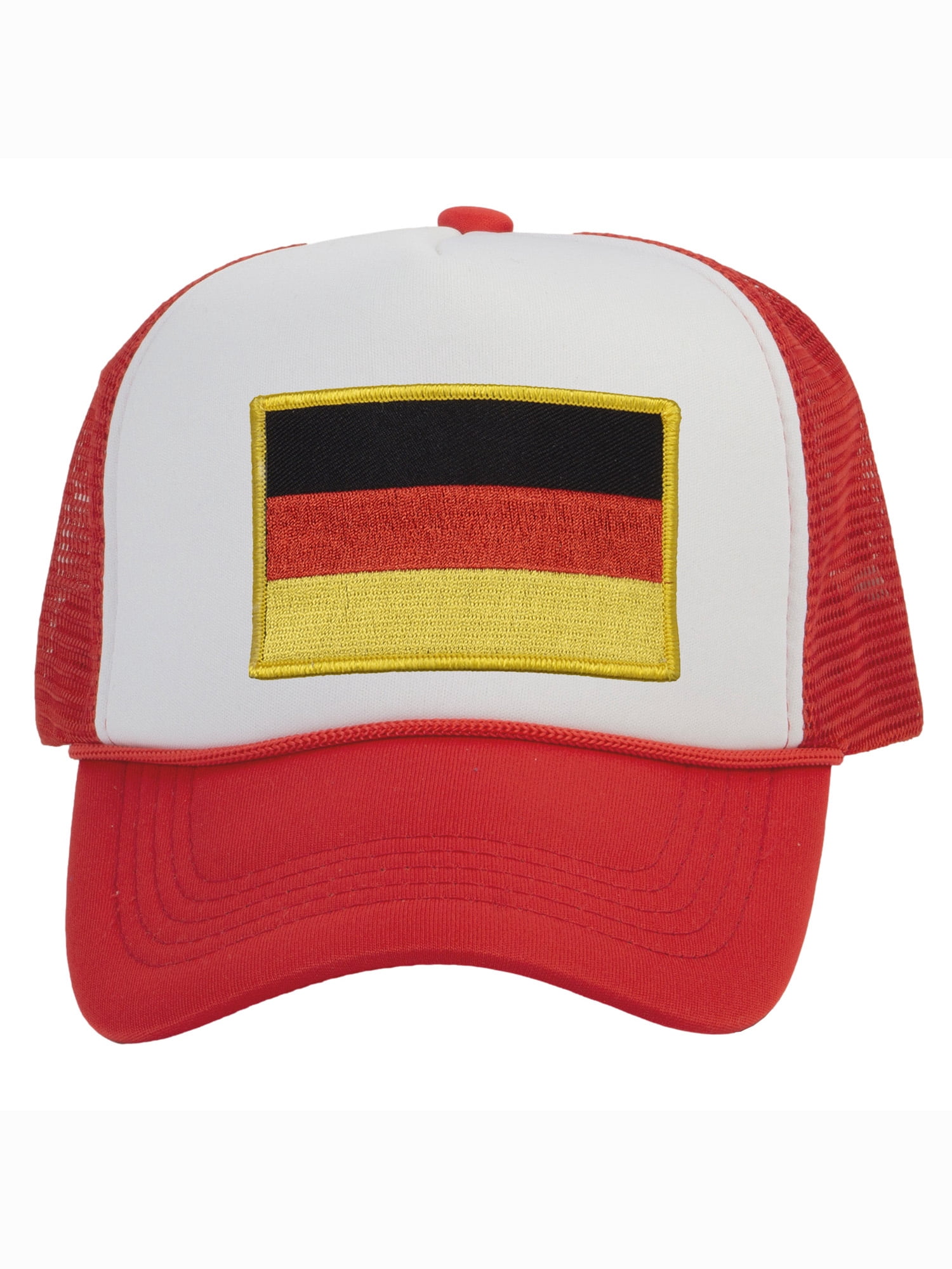 Top Headwear Country Germany Flag Hat - German Trucker Cap White/Red ...
