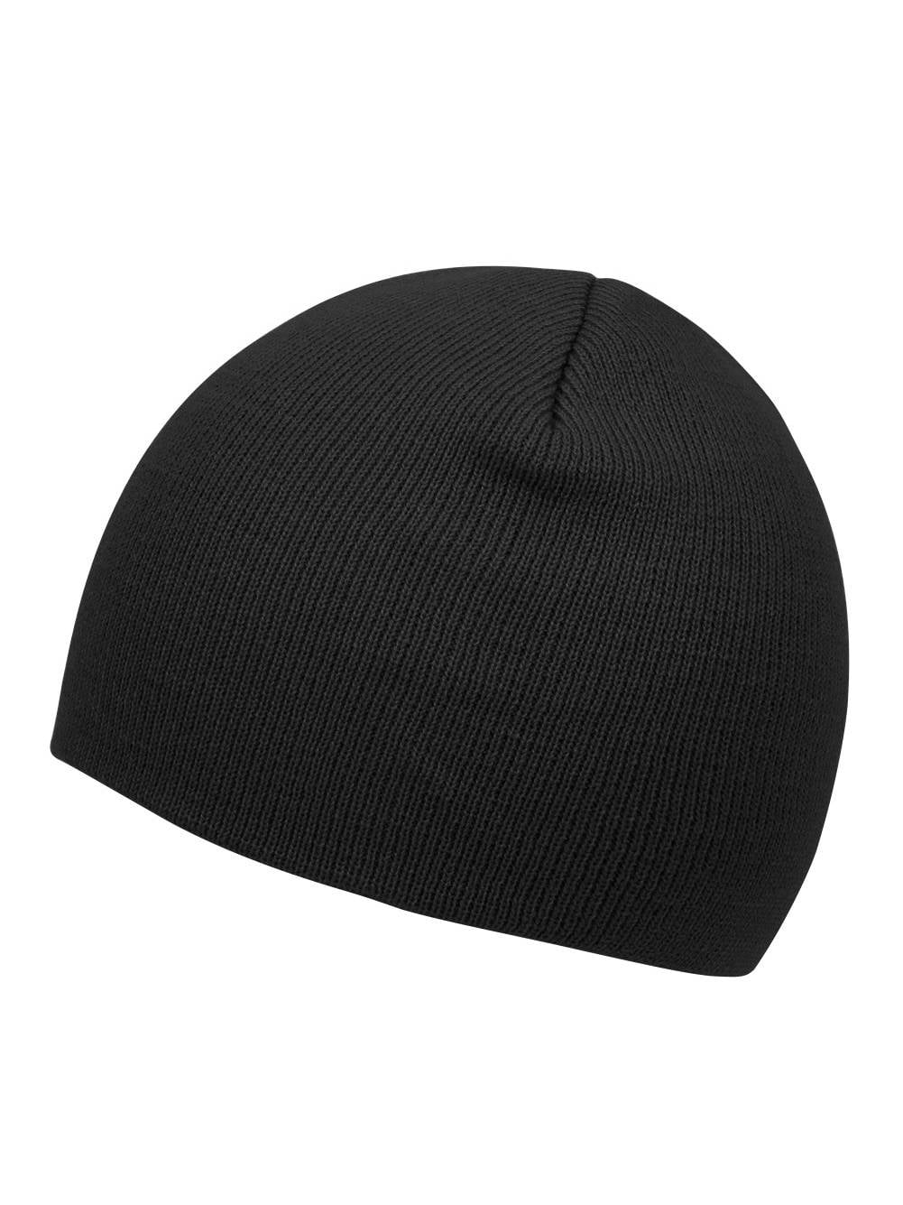 TopHeadwear Unisex Knit Cuffless Beanie, Short Skull Cap for Men and ...