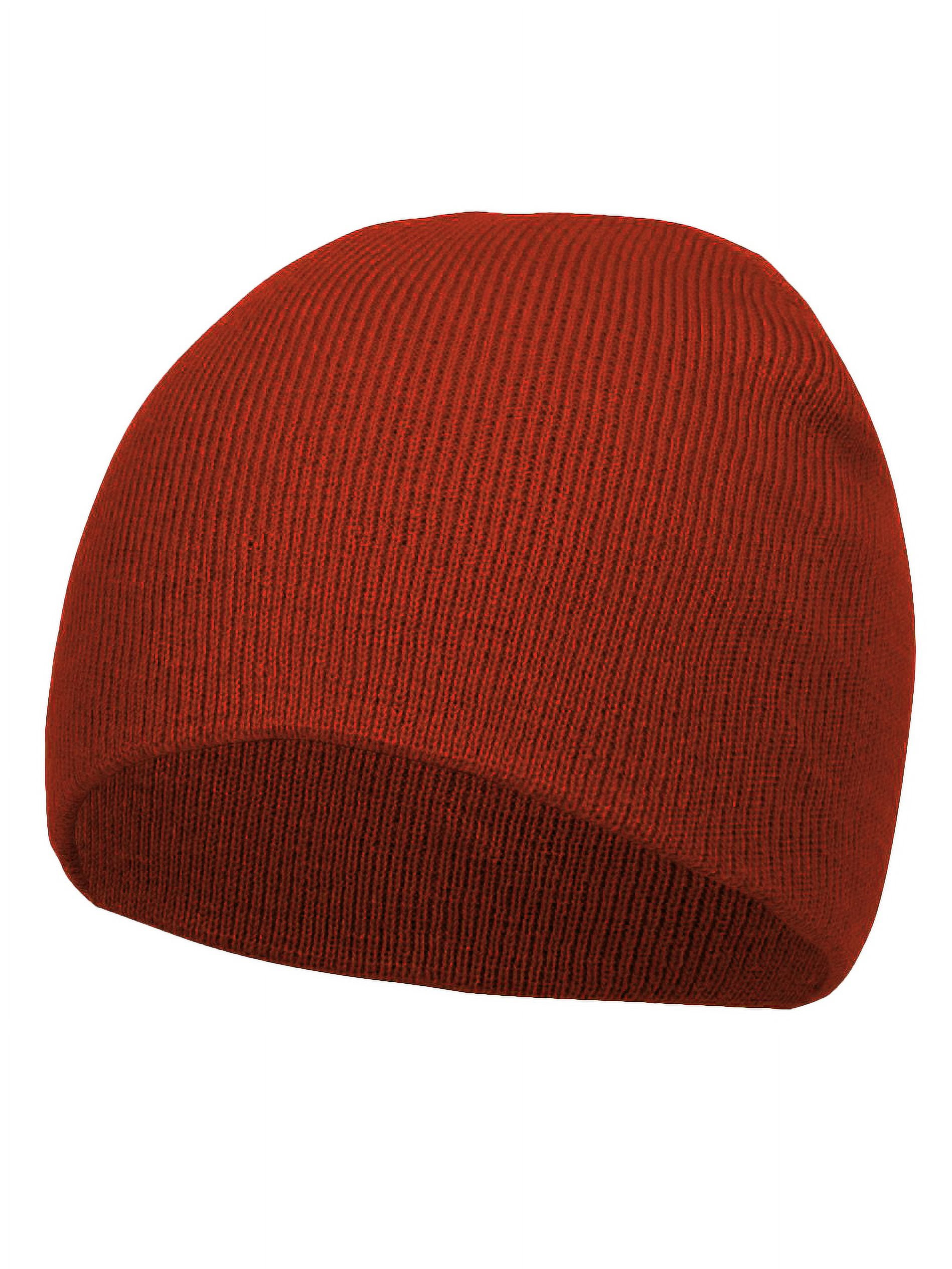 Top Headwear Cuffless Beanie For Men Women, Unisex Short Beanies Skull ...