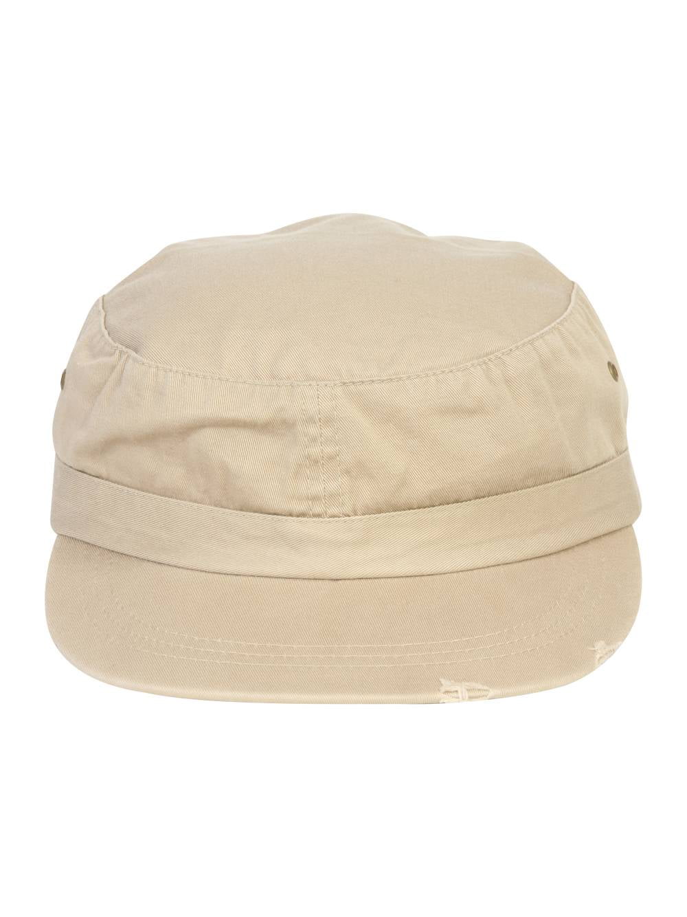 Top Headwear Distressed Grenadier Basic GI Cap - Khaki - Walmart.com