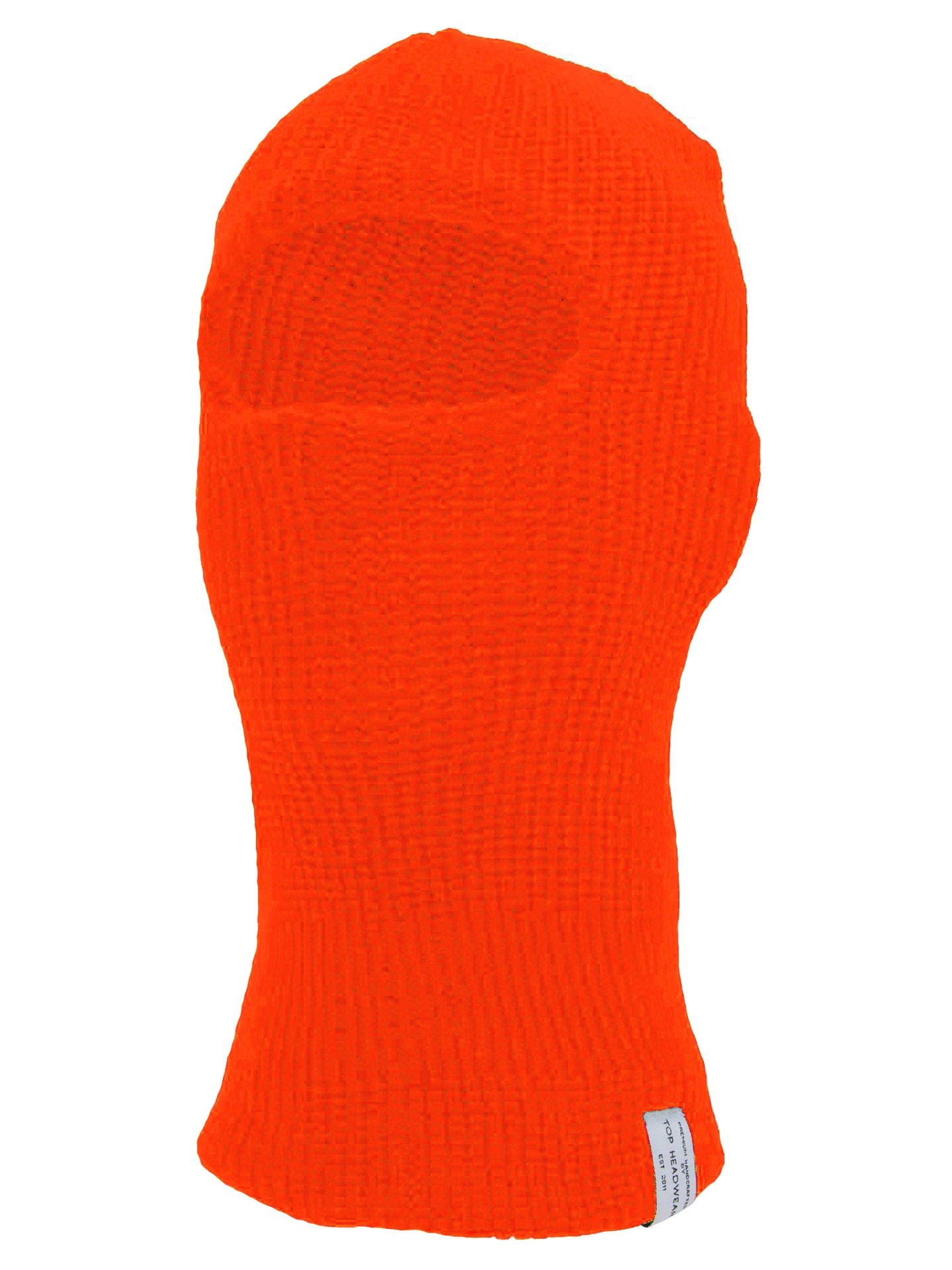 Top Headwear Face Ski Mask 1 Hole Balaclava, Neon Orange - Walmart.com