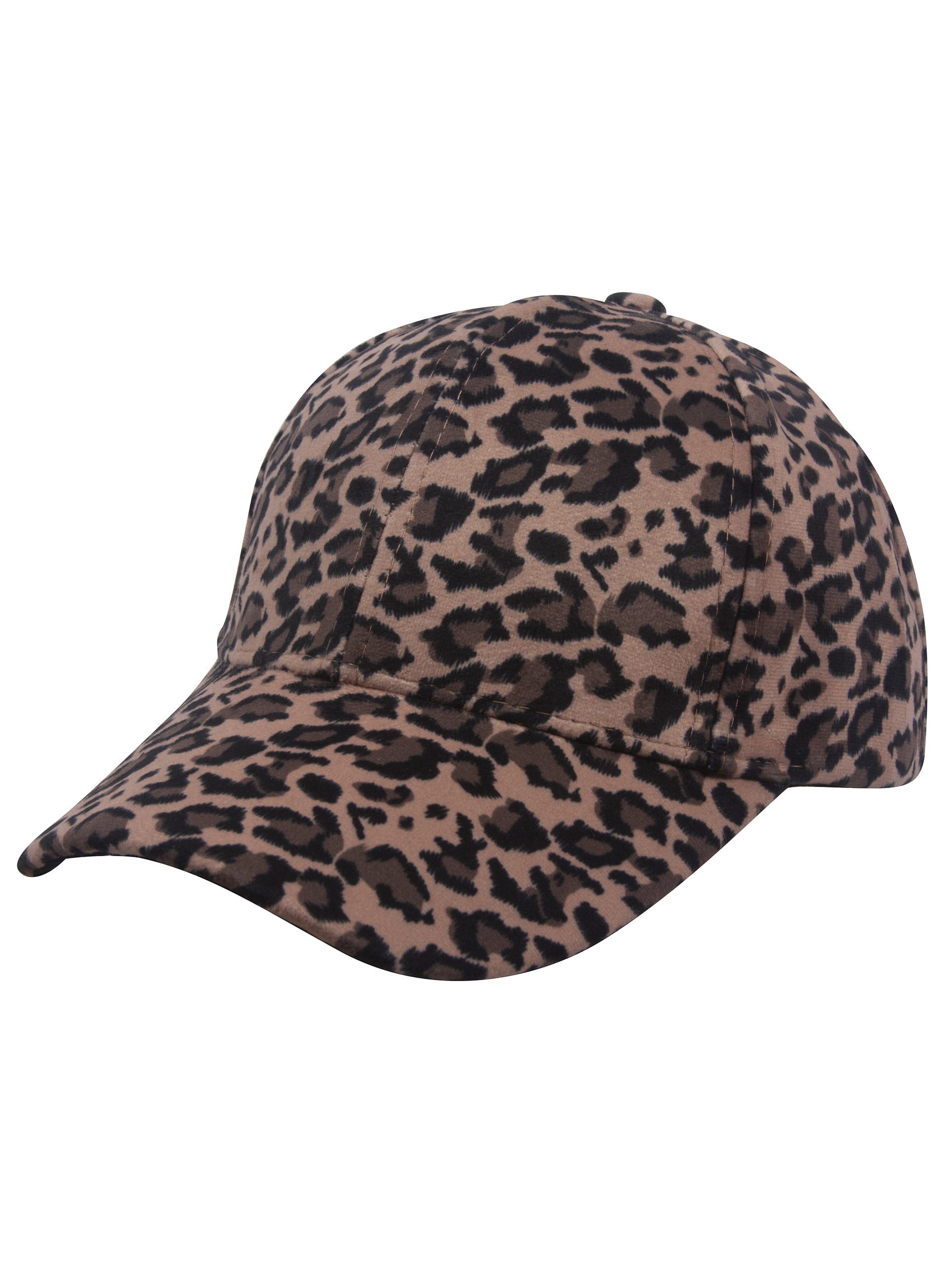 Top Headwear Felt Leopard Cheeta Print Baseball Cap - Brown - Walmart.com