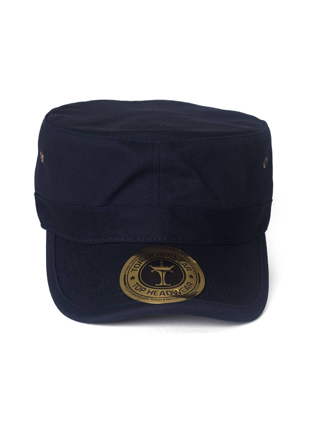 Top Headwear GI Brass Adjustable Cadet Cap, Navy - Walmart.com
