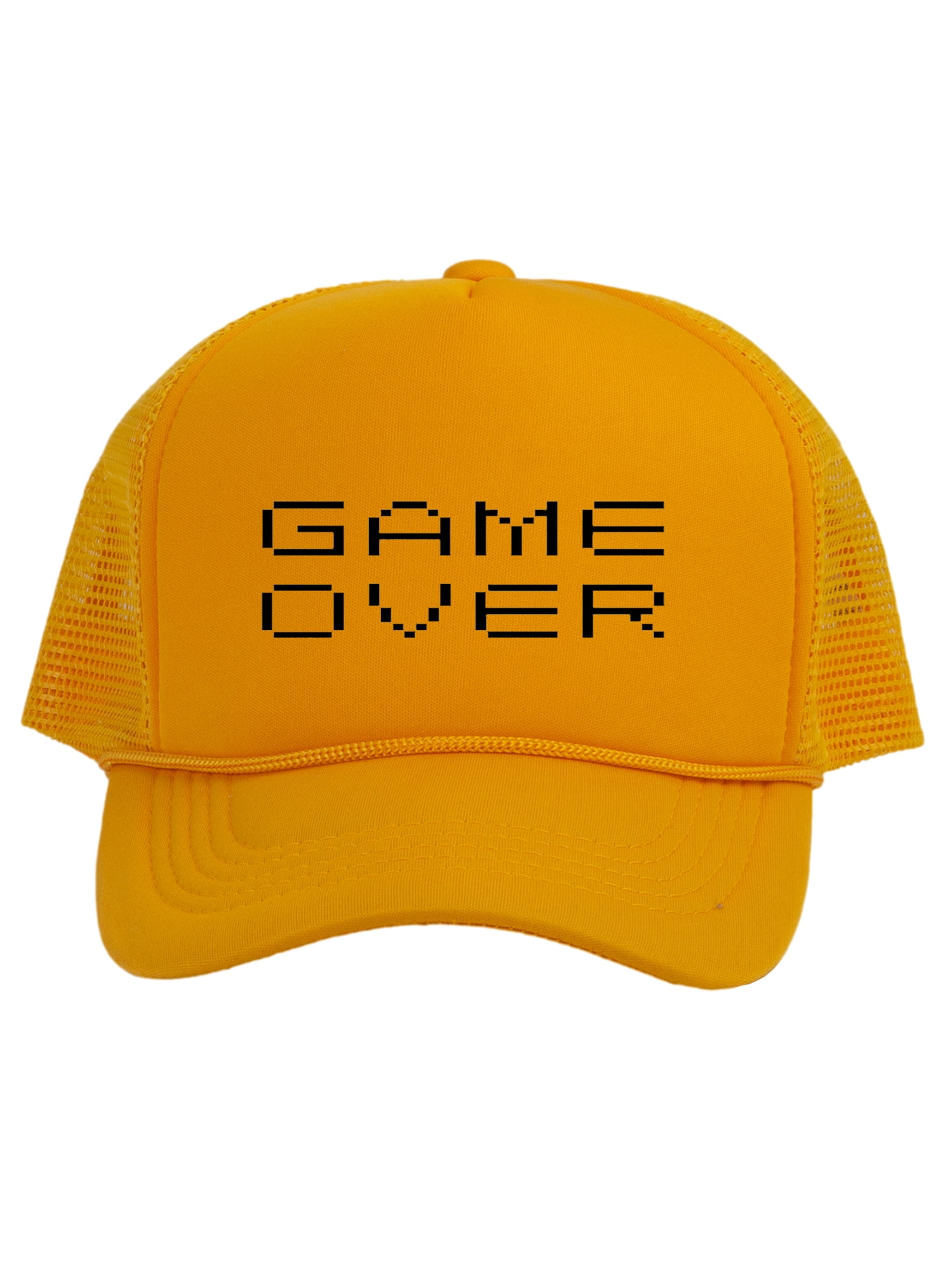 Top Headwear Game Over Trucker Hat - Men's Women's Gamer Bachelor Party ...