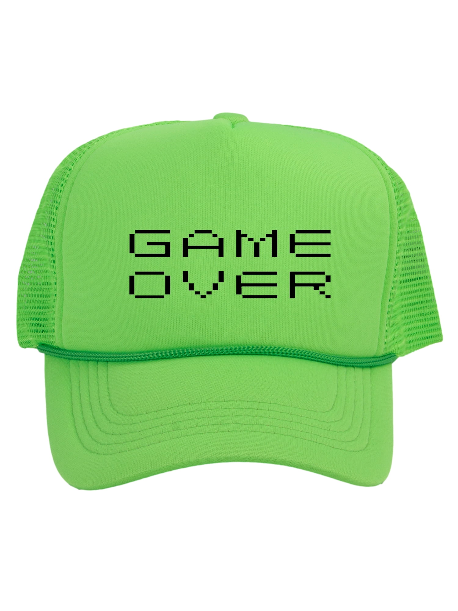 Top Headwear Game Over Trucker Hat - Men's Women's Gamer Bachelor Party ...