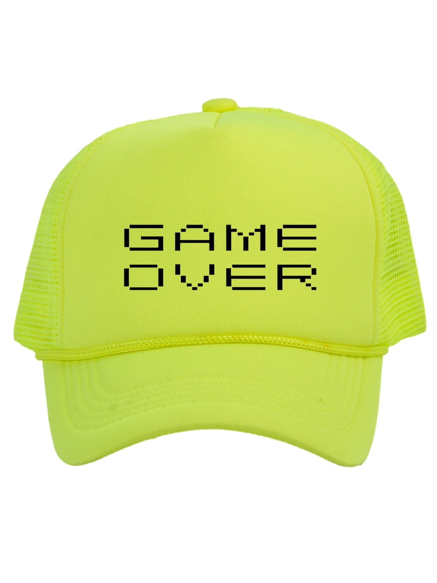 Top Headwear Game Over Trucker Hat - Men's Women's Gamer Bachelor Party ...