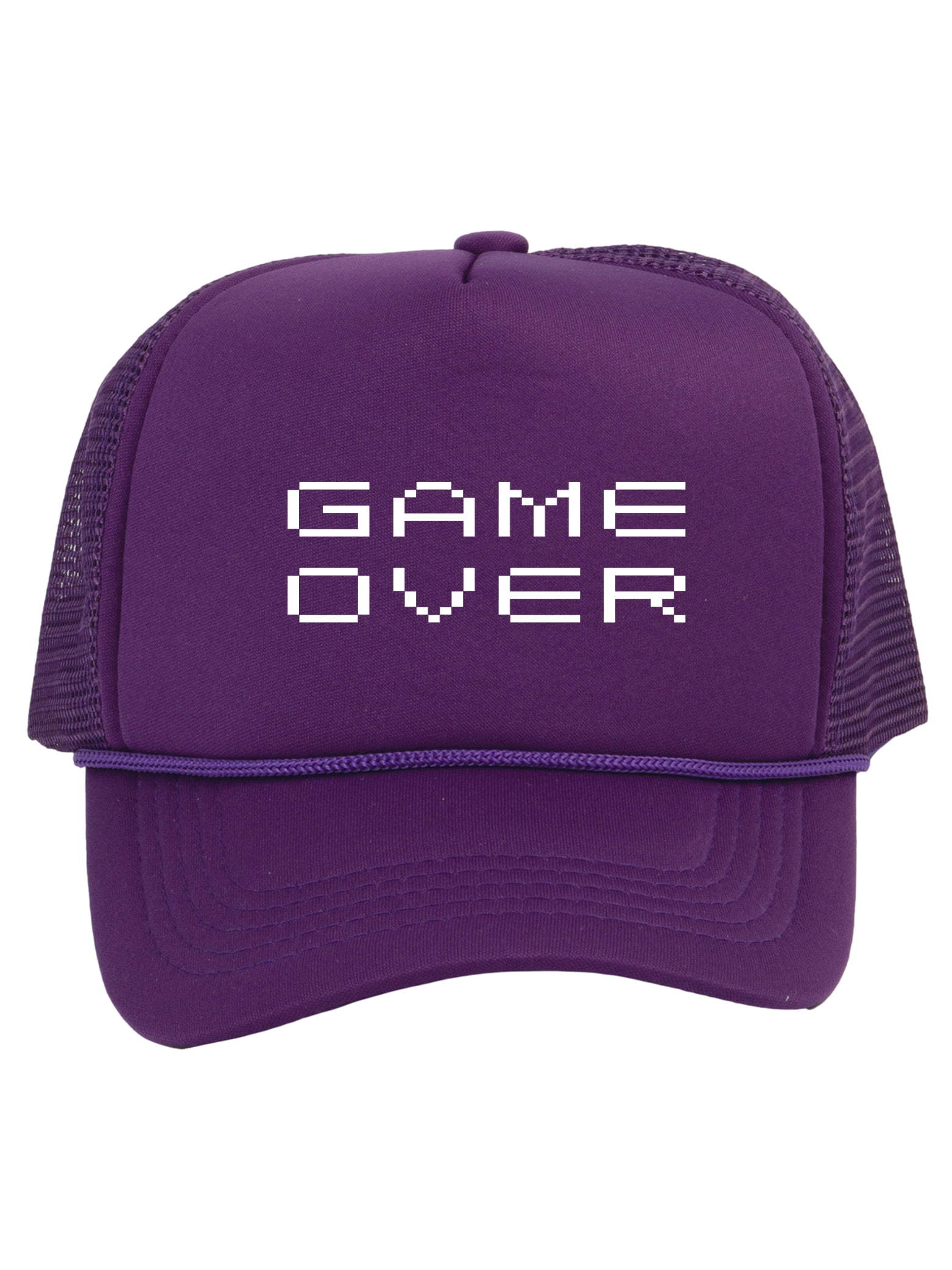 Top Headwear Game Over Trucker Hat - Men's Women's Gamer Bachelor Party ...