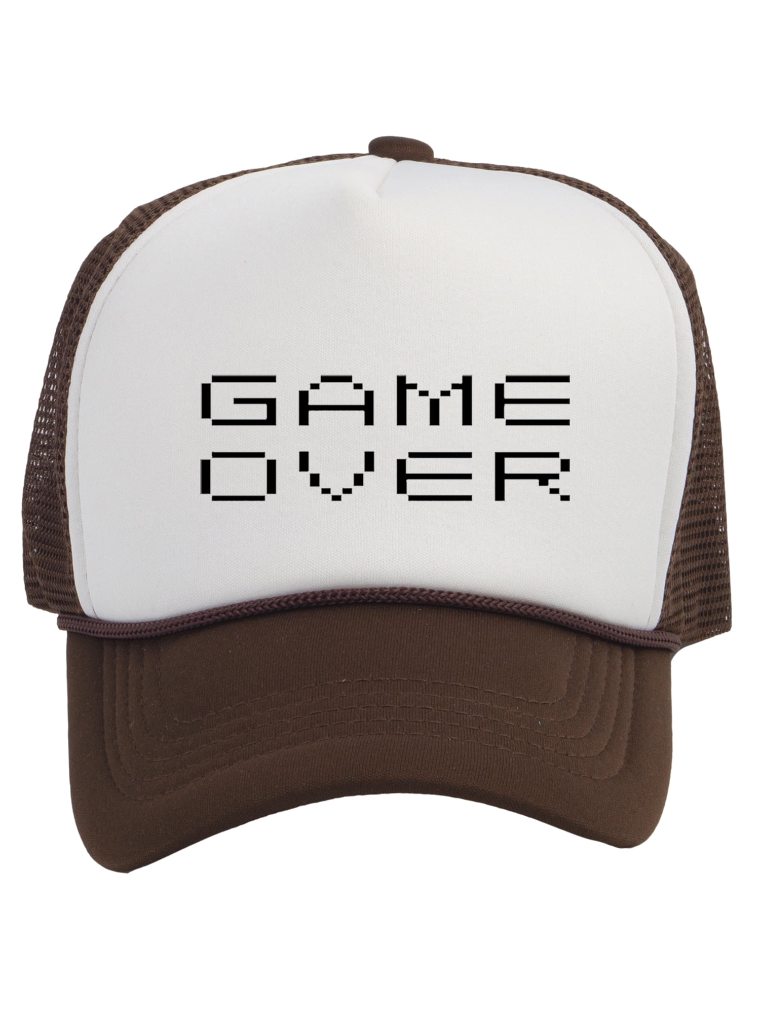 Top Headwear Game Over Trucker Hat - Men's Women's Gamer Bachelor Party ...