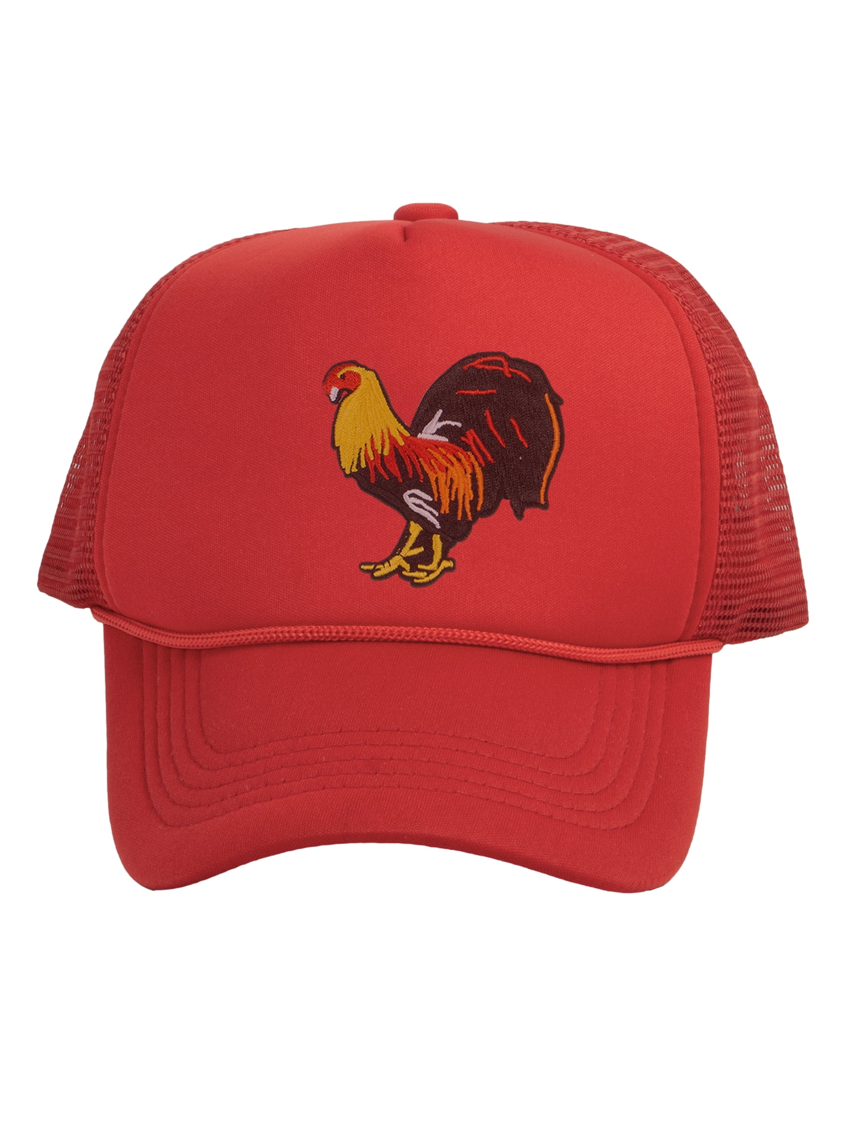 Top Headwear Gamecock Rooster Hat - Men's Farm Trucker Snapback Cap Red ...