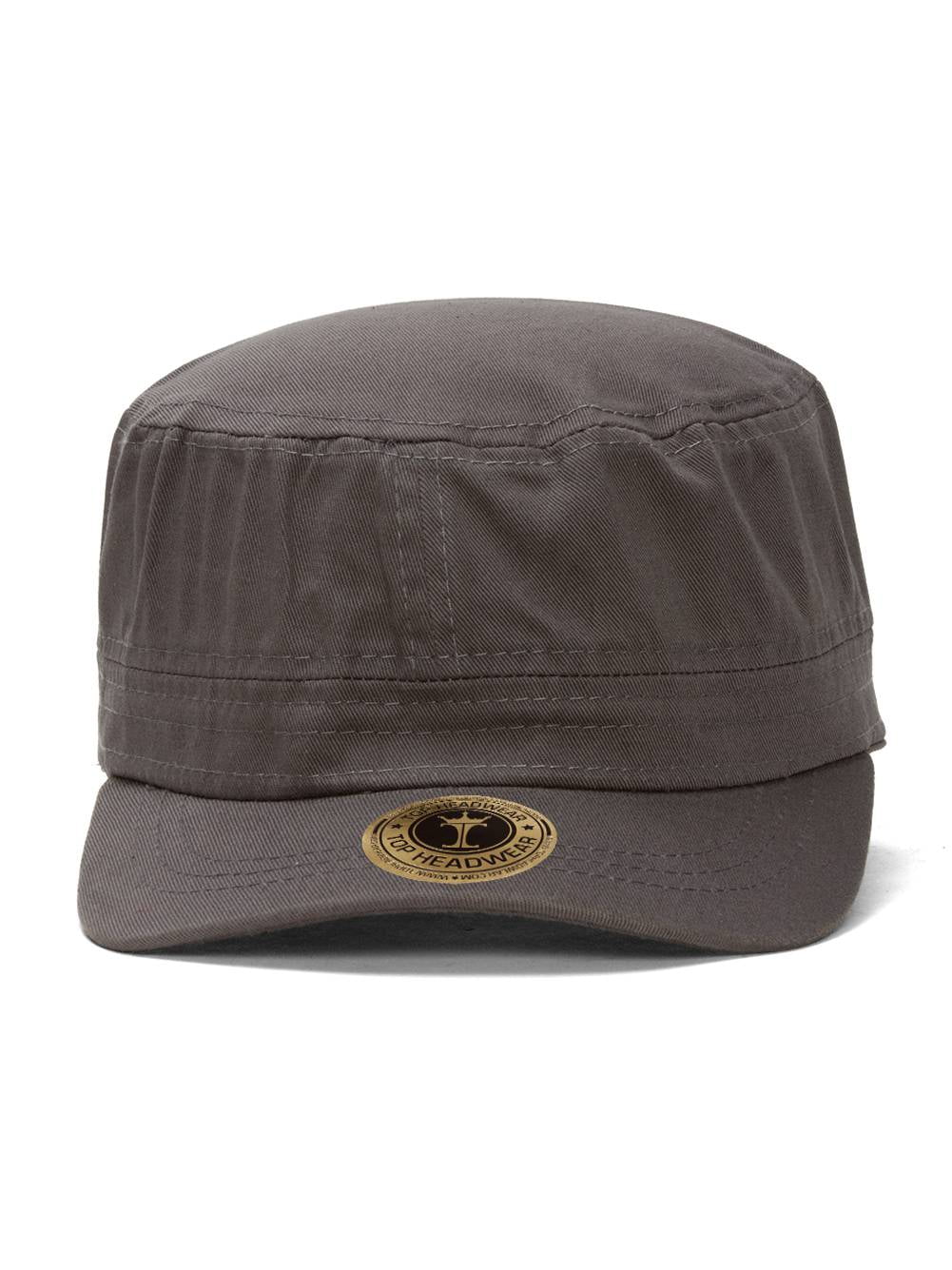 Top Headwear Grenadier Adjustable Basic GI Cadet Cap - Dark Grey - Walmart.com