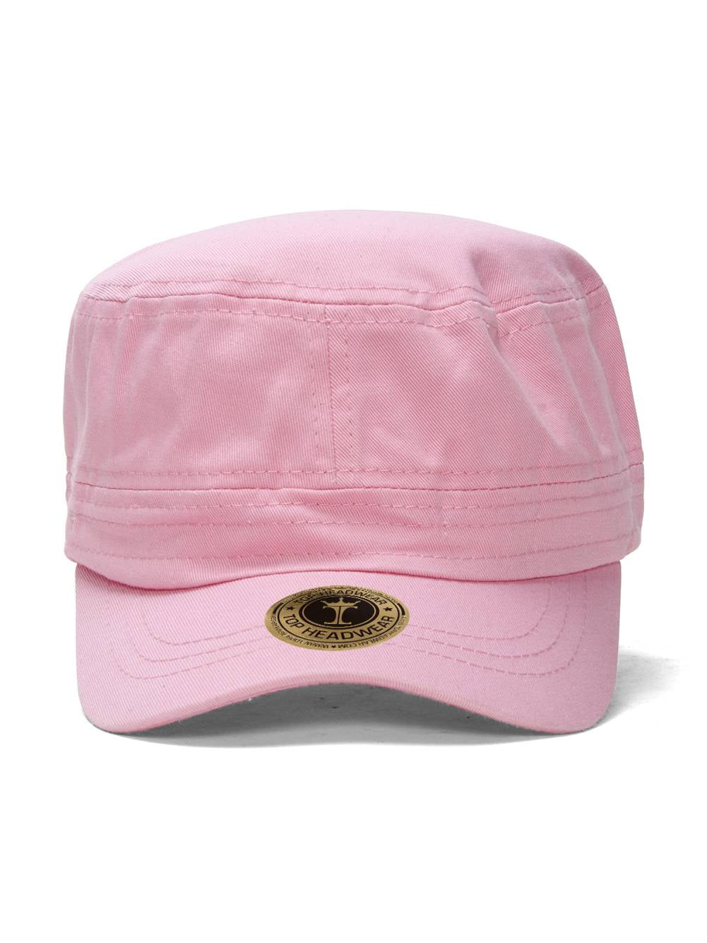Top Headwear Grenadier Adjustable Basic GI Cadet Cap - Light Pink ...