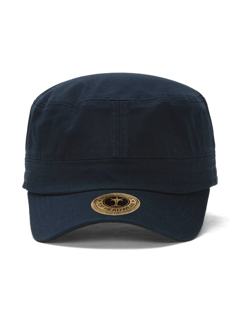 Top Headwear Grenadier Adjustable Basic GI Cadet Cap - Navy - Walmart.com