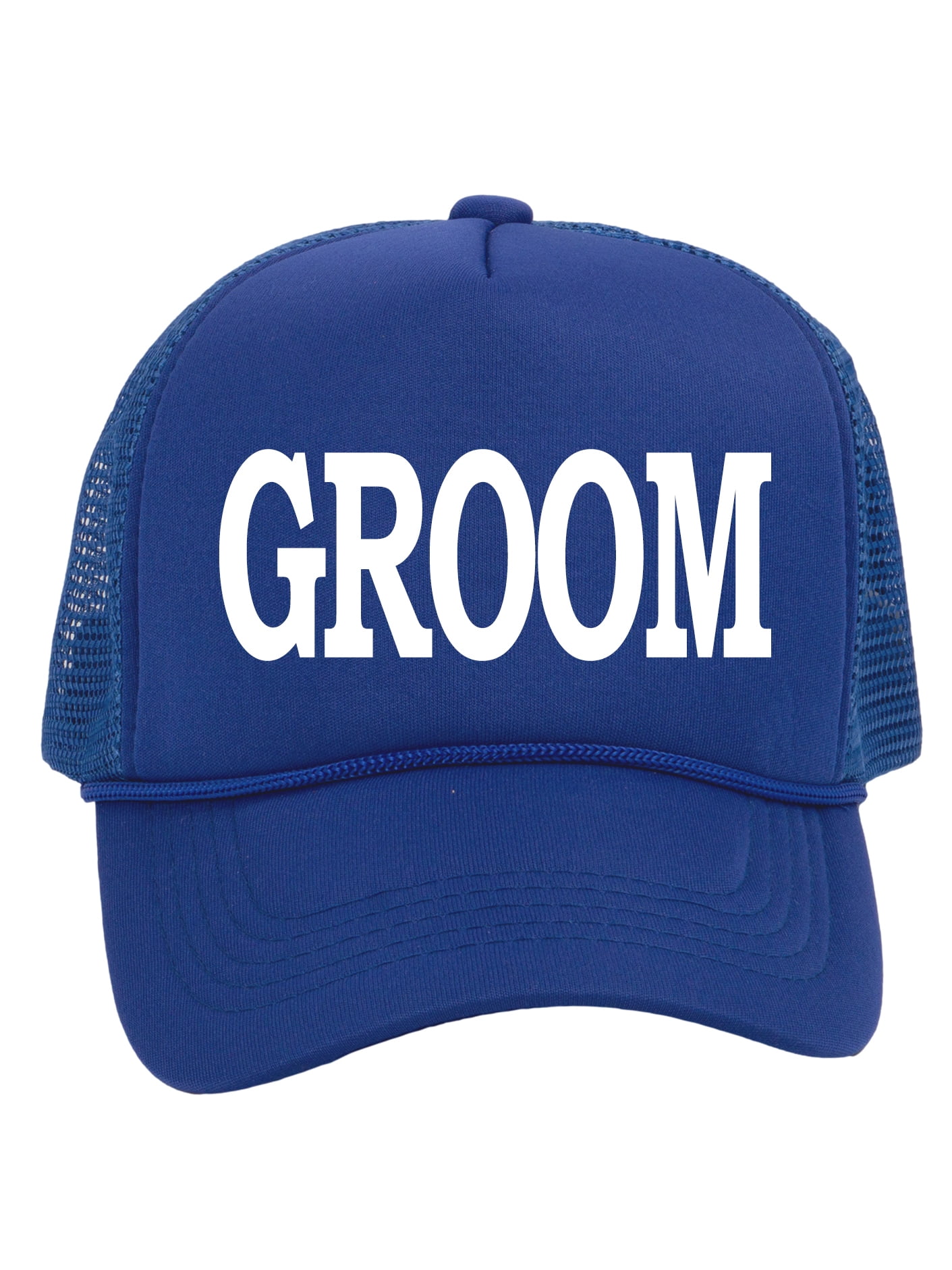 Top Headwear Groom Hat - Bachelor Party Trucker Hat Royal - Walmart.com