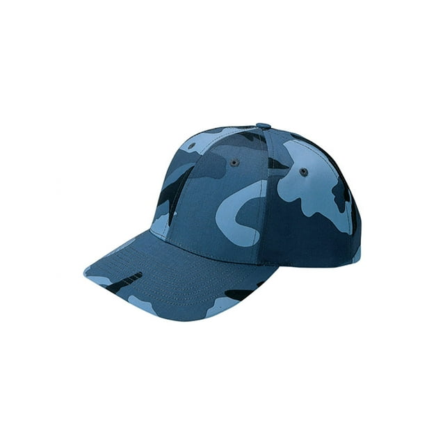 Top Headwear Low Profile Camouflage Twill Cap - Blue Camo - Walmart.com