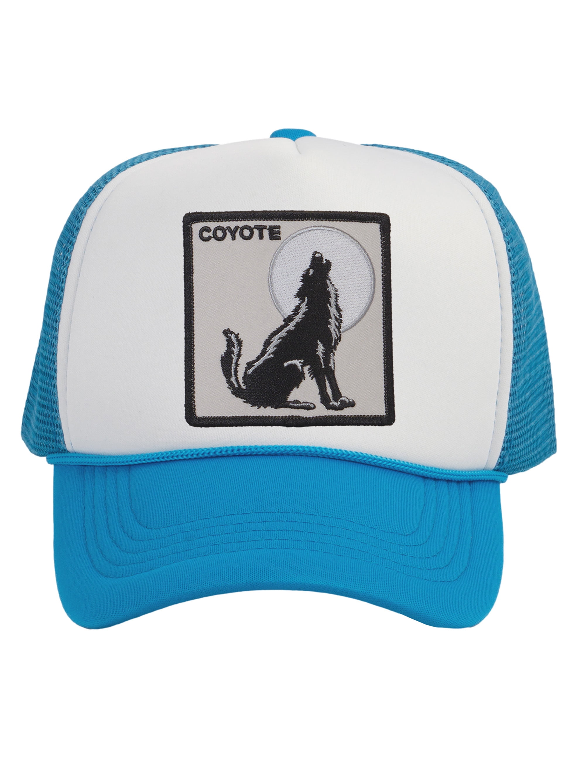 Top Headwear Men's Animal Trucker Hat - Snapback Farm Cap, Coyote White ...
