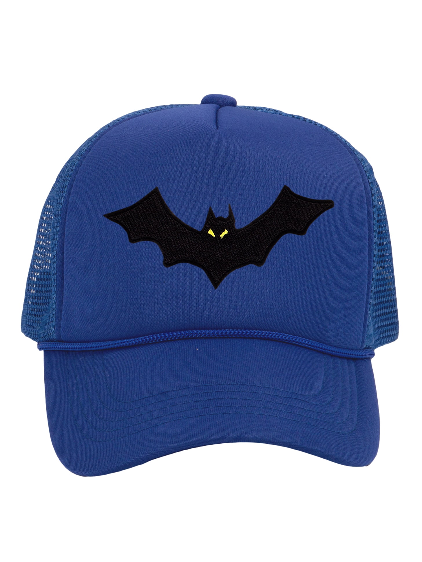 Top Headwear Men's Bat Hat Spooky Holloween Trucker Snapback Cap Royal ...